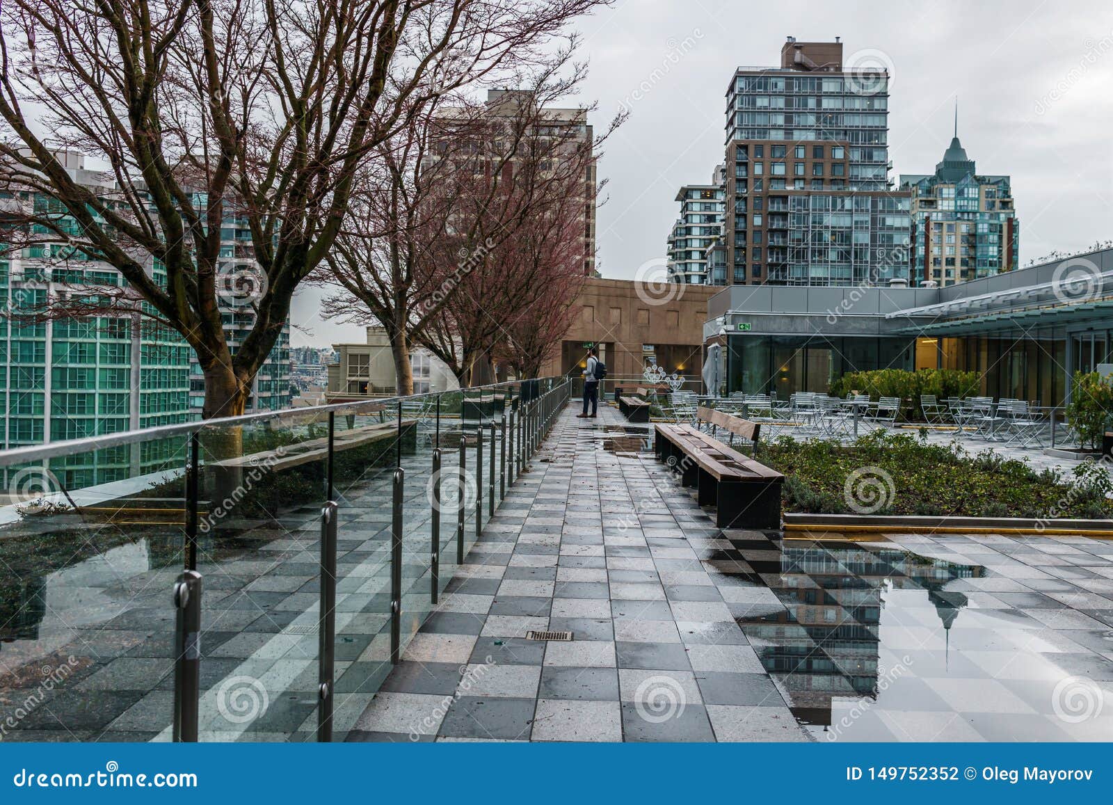 VANCOUVER, CANADA - NOVEMBER 28, 2018: Vancouver Public Library in ...