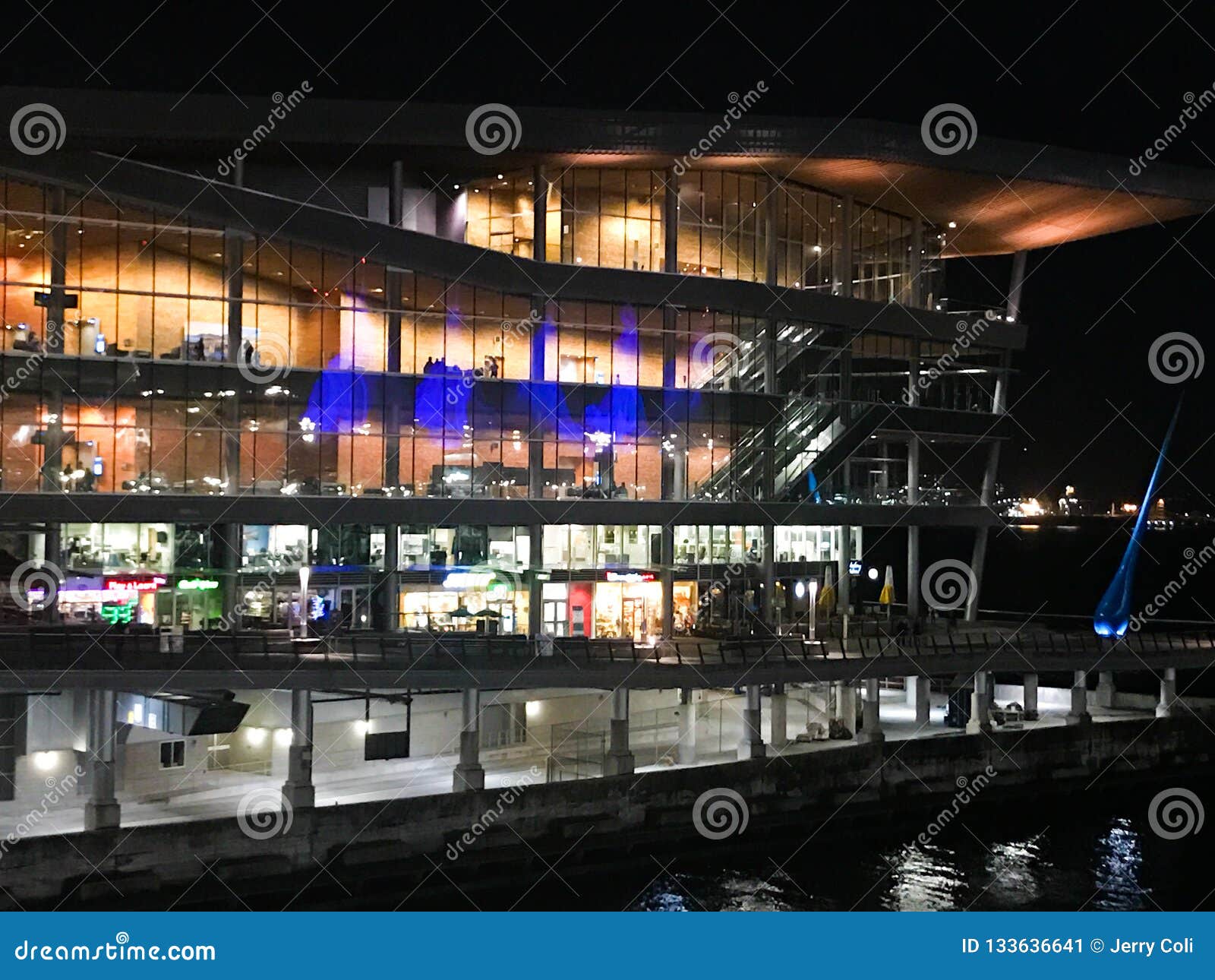 Vancouver Convention Center and the Drop at Night Editorial Photo ...