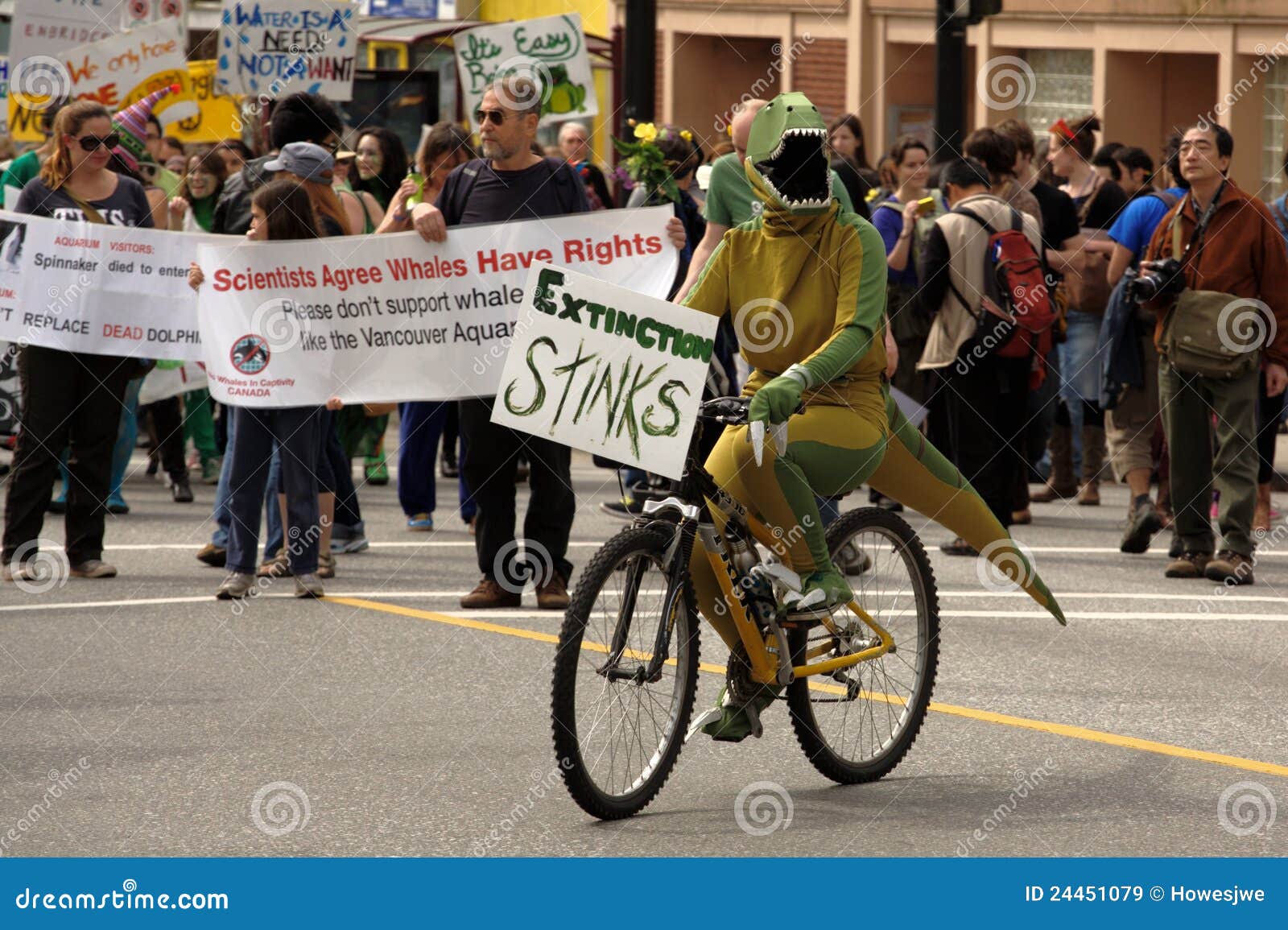 Vancouver Earth Day Parade, Editorial Stock Image - Image of ...