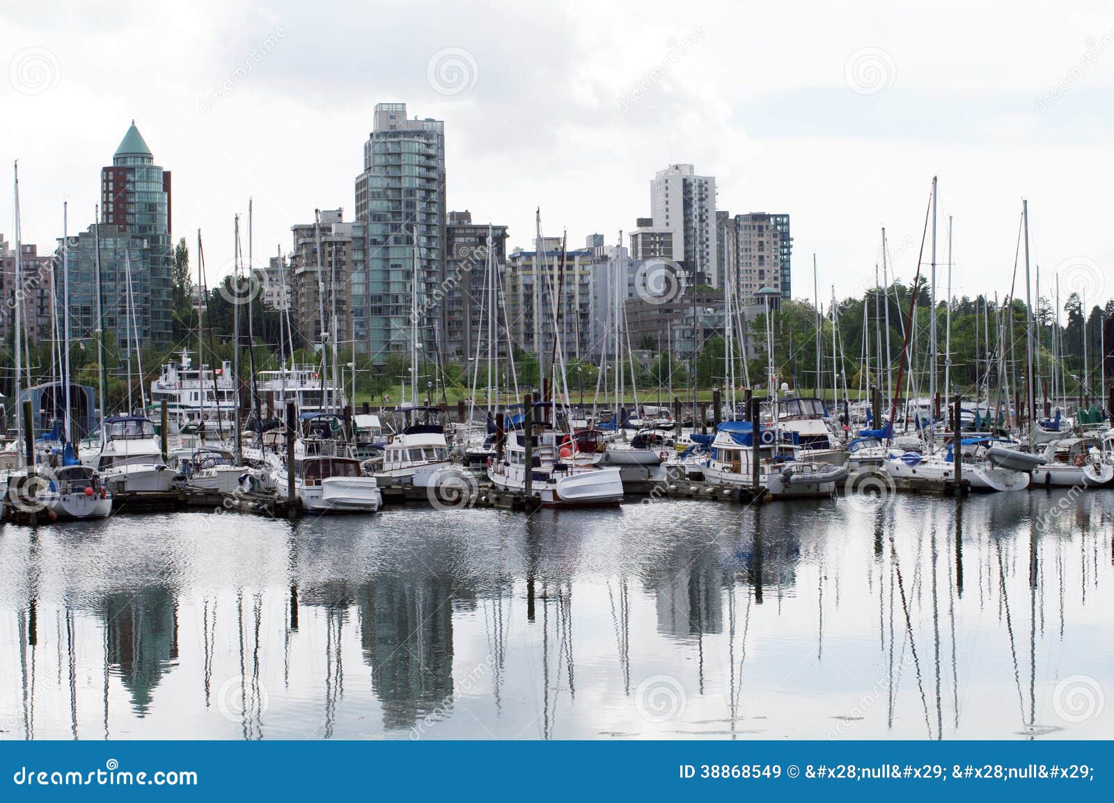 Vancouver Harbour stock image. Image of columbia, boats - 38868549