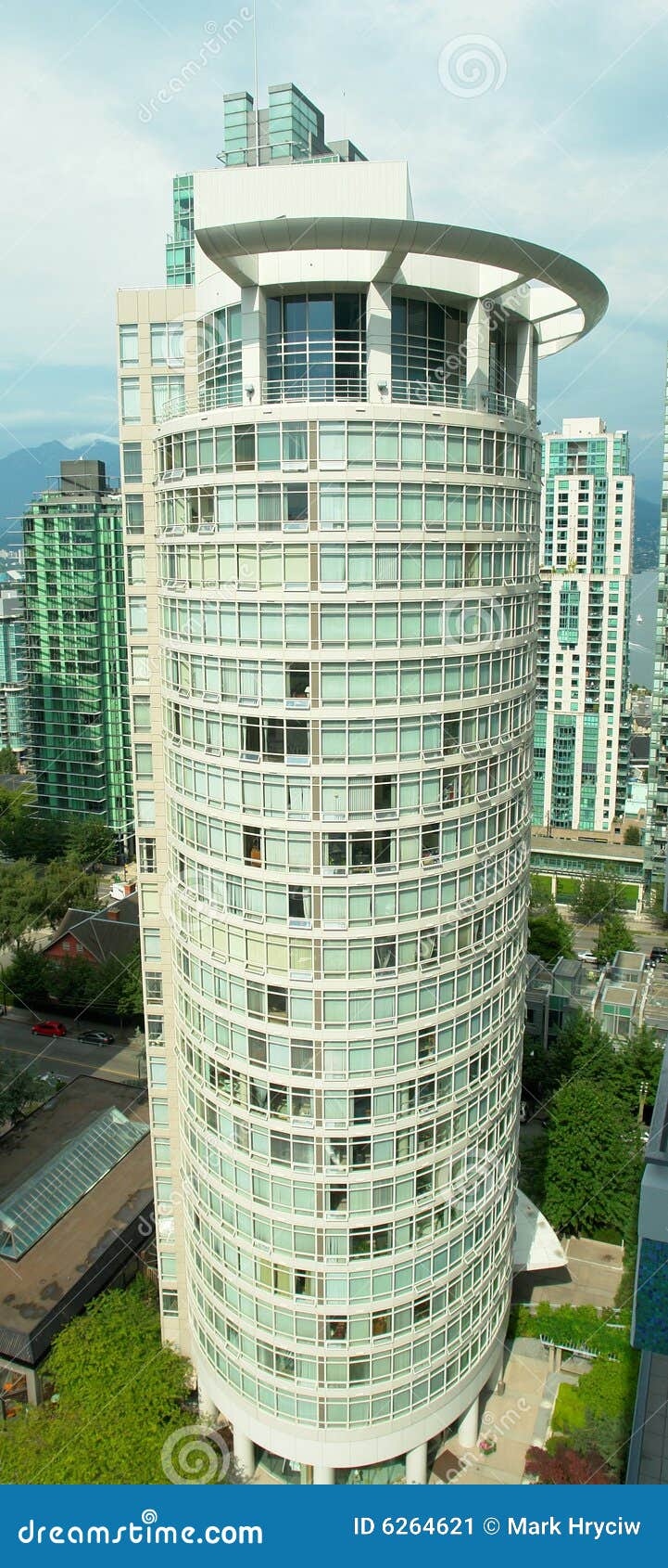 Vancouver High Rise Buliding Stock Image - Image of canada, coast: 6264621