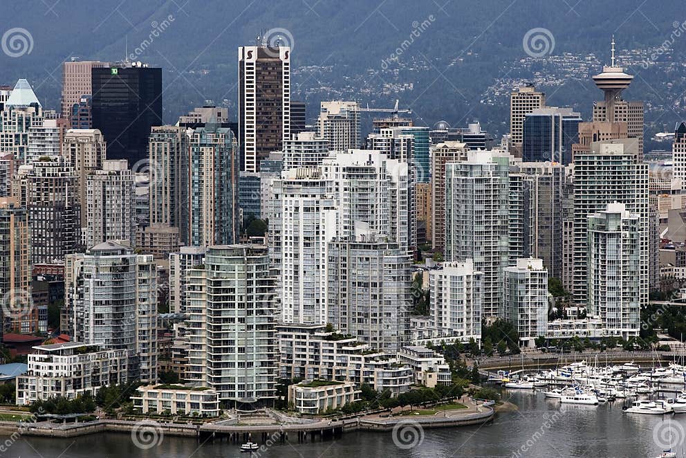Vancouver Highrises stock photo. Image of waterfront, mountains - 2812106