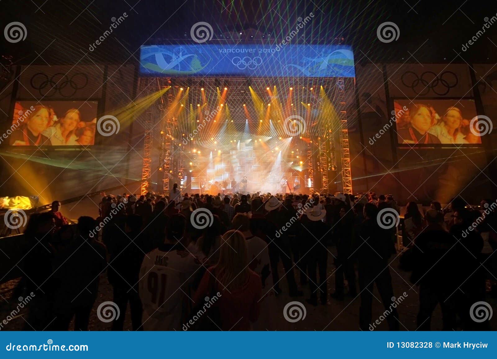 Vancouver Olympic Medal Ceremony Concert Editorial Stock Photo - Image ...