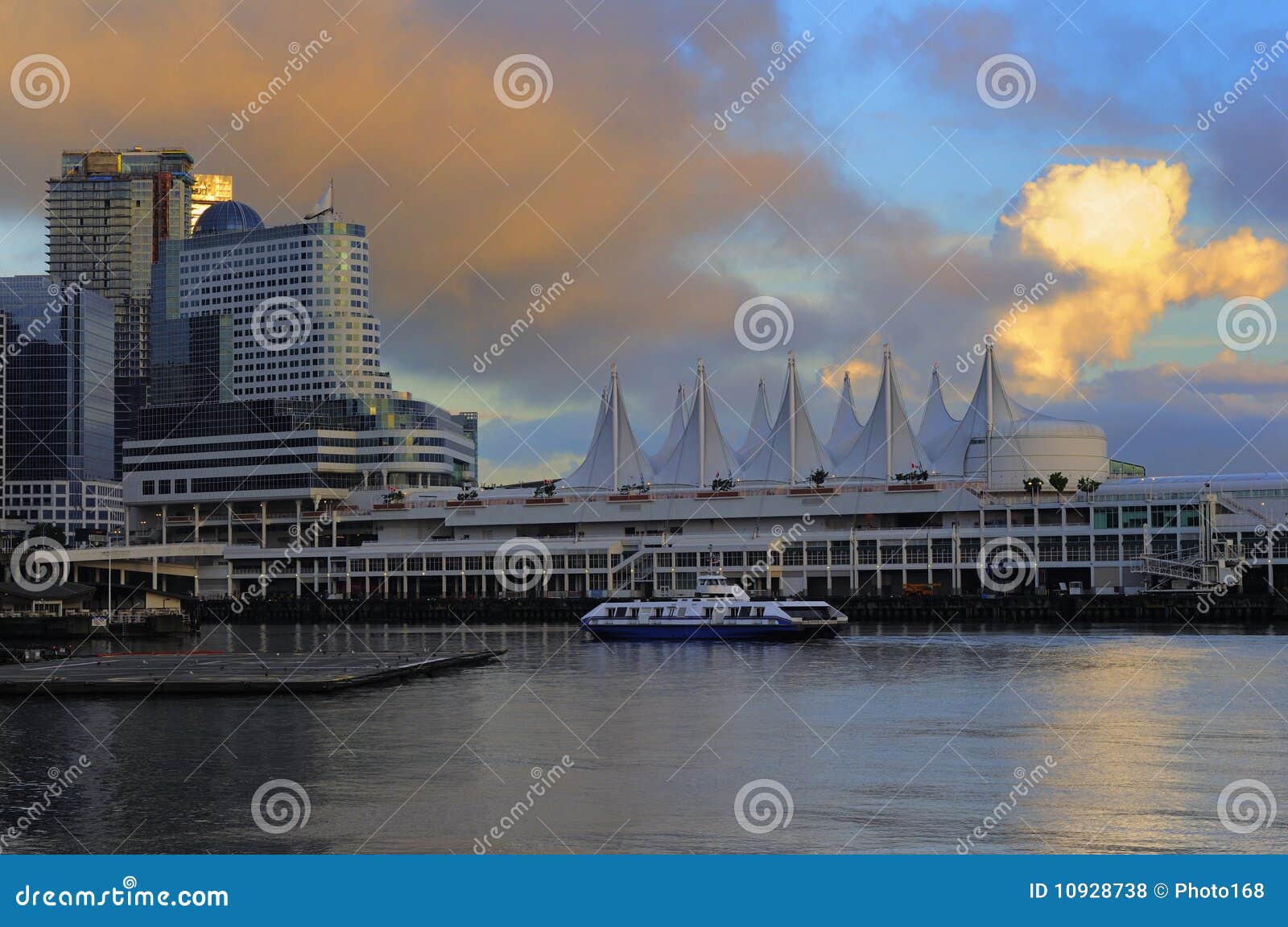 Vancouver Port terminal stock photo. Image of architecture - 10928738