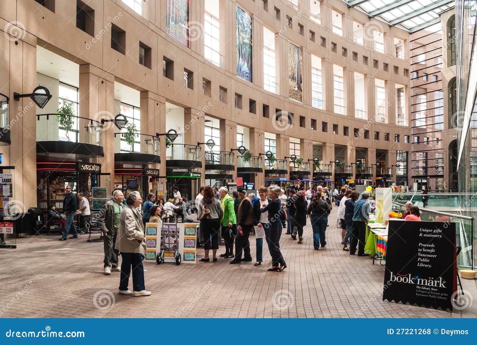 Vancouver Public Library in Vancouver, Canada Editorial Stock Photo ...