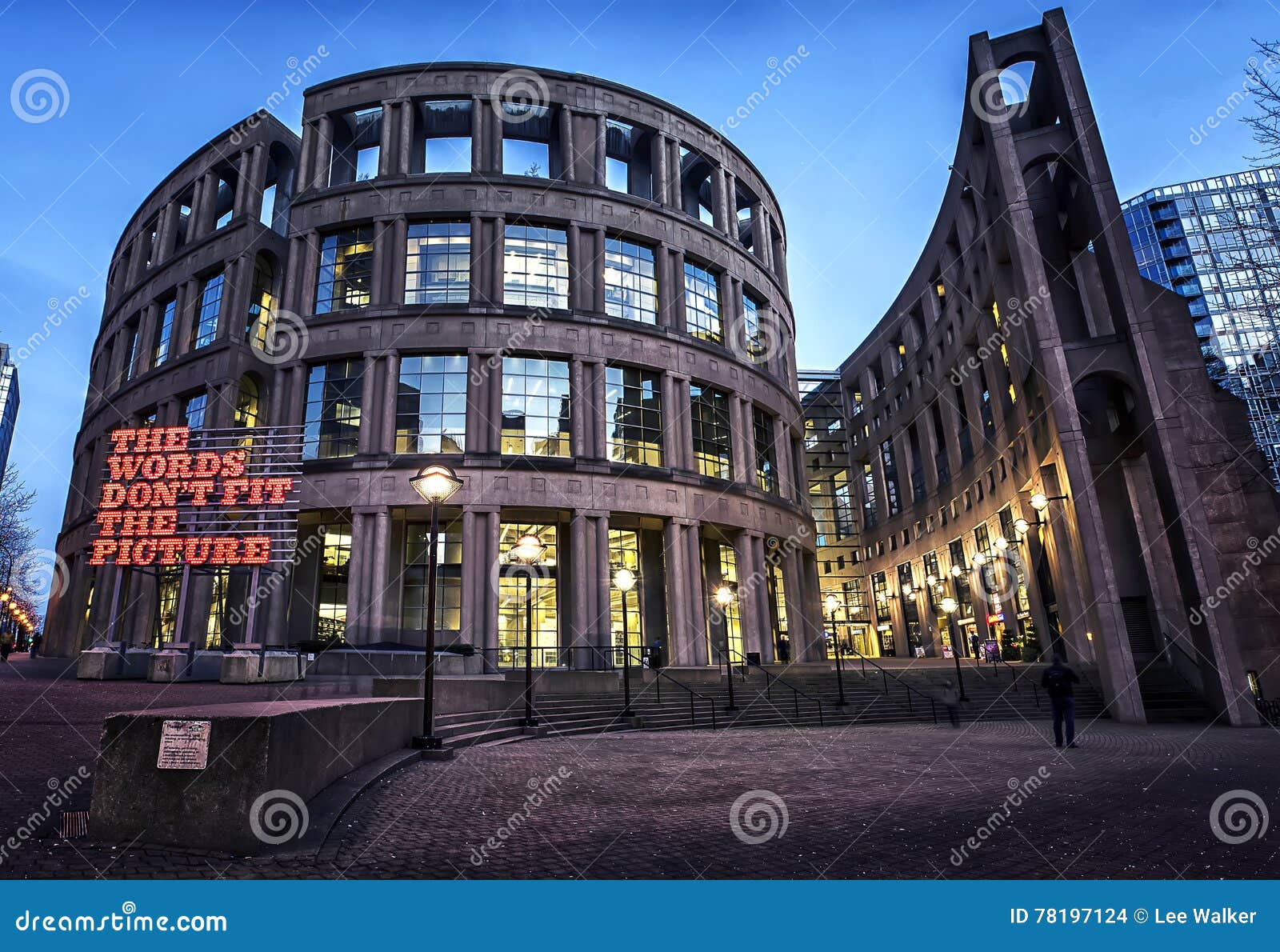 VANCOUVER PUBLIC LIBRARY - Vancouver Editorial Stock Image - Image of ...
