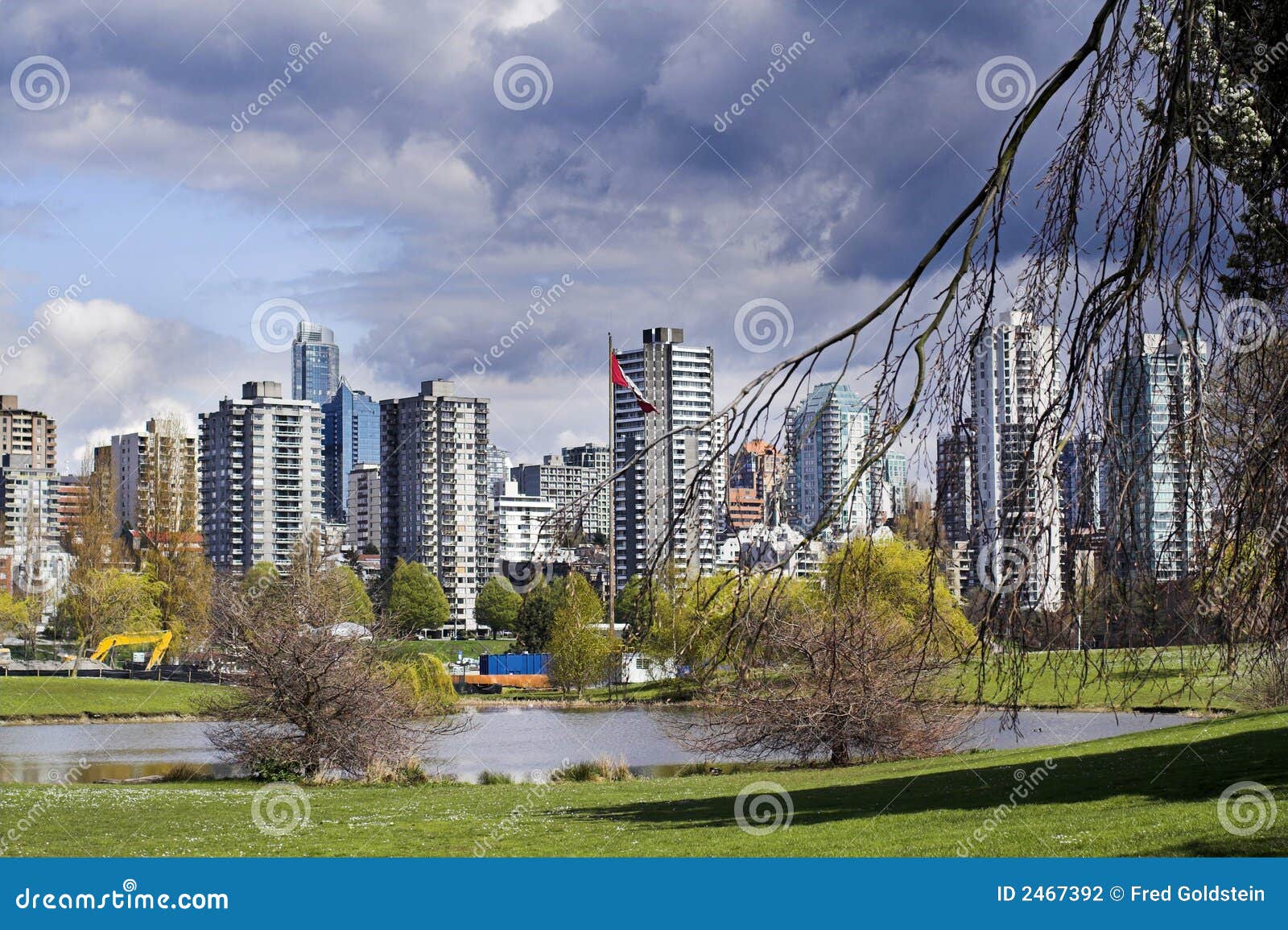 Vancouver scenery stock photo. Image of clouds, luxury - 2467392