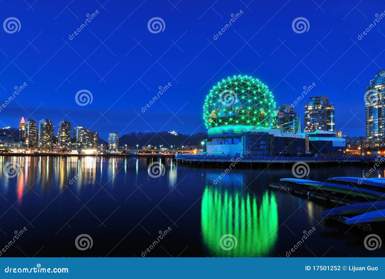 Vancouver Science World at Christmas Time Editorial Photography - Image ...