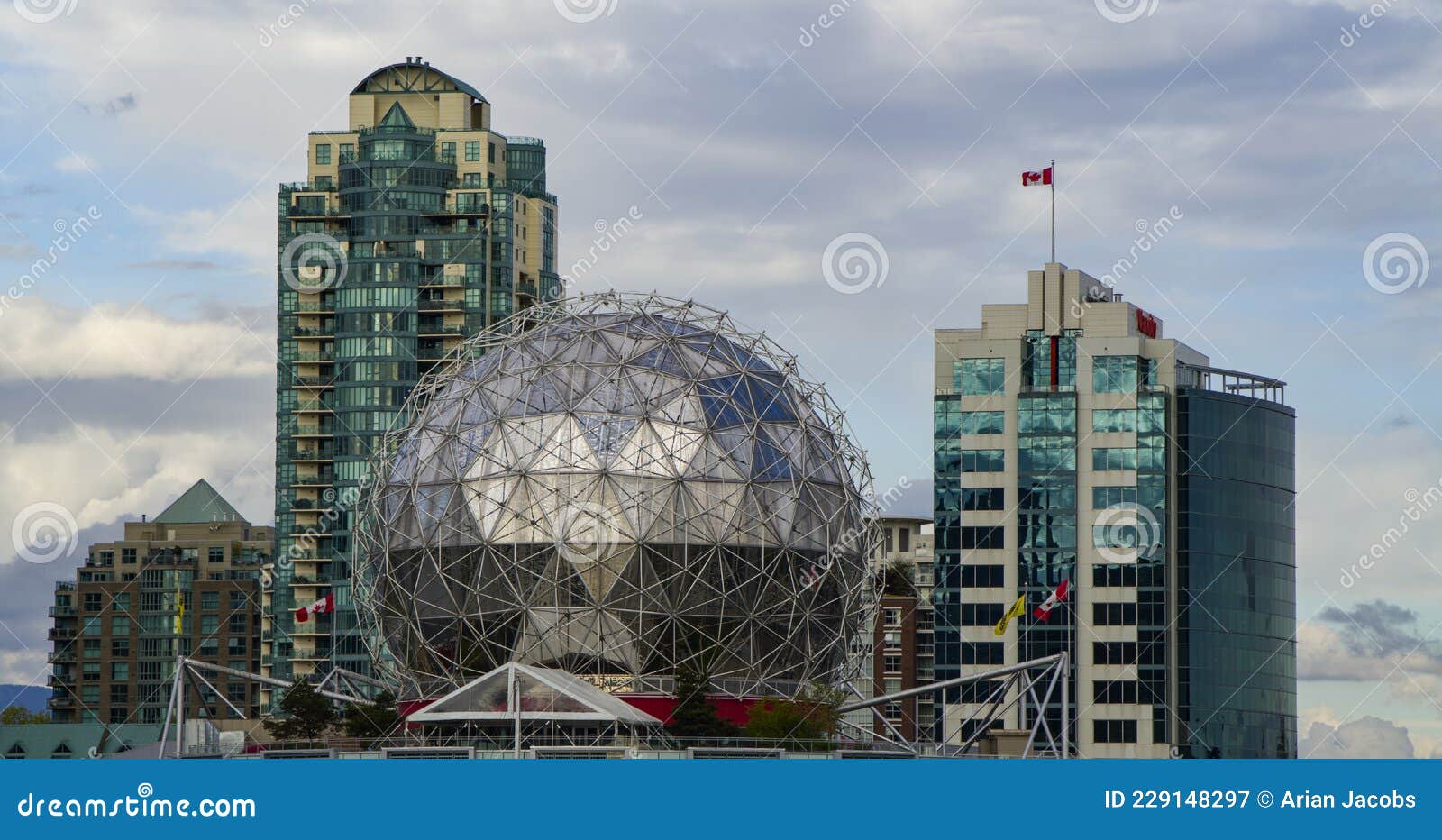 Vancouver Science World Dome and Buildings Editorial Photography ...