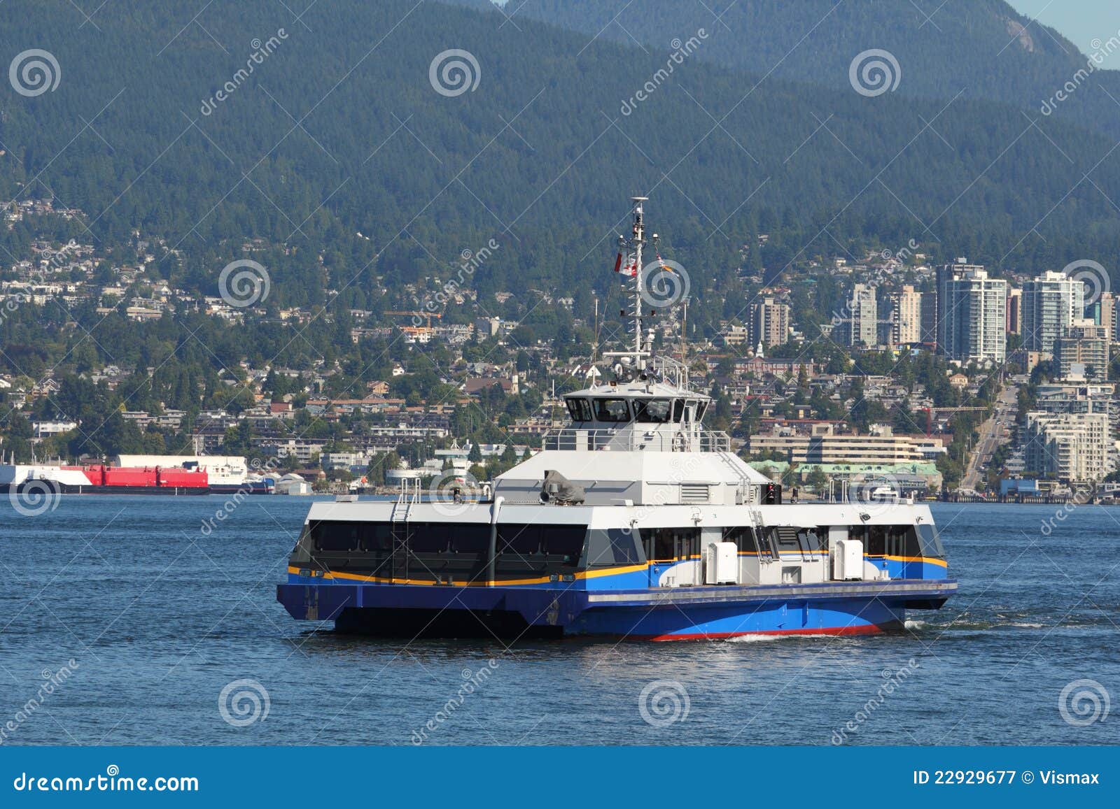 Vancouver Seabus Commuter Ferry Stock Image - Image of british, coast ...