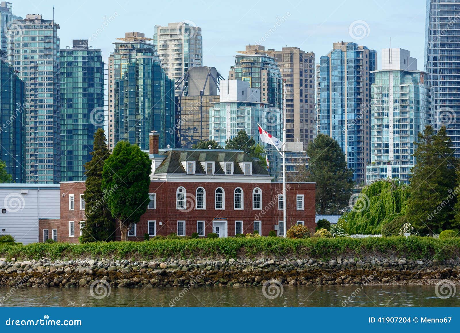 Vancouver stock photo. Image of skyline, skyscrapers - 41907204