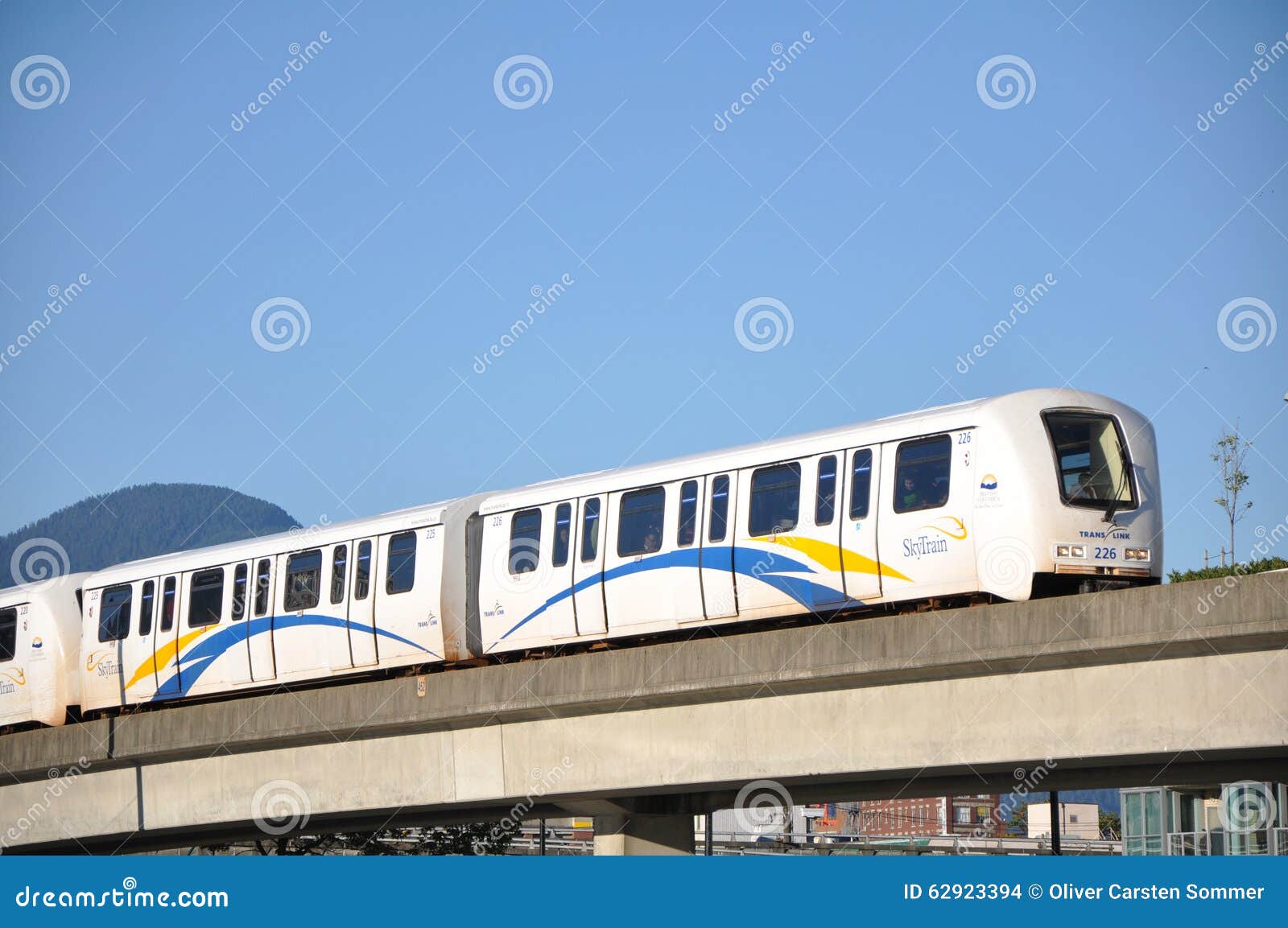 Vancouver Skytrain Commuter Rail Royalty-Free Stock Image ...