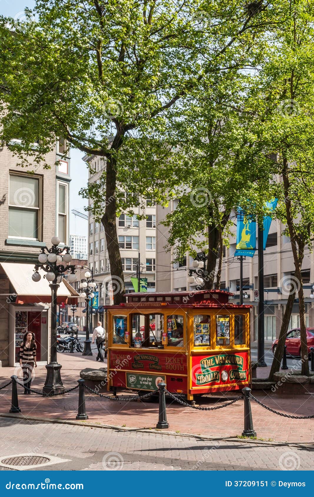 Vancouver Trolley Car on Display at Gastown Editorial Photo - Image of ...