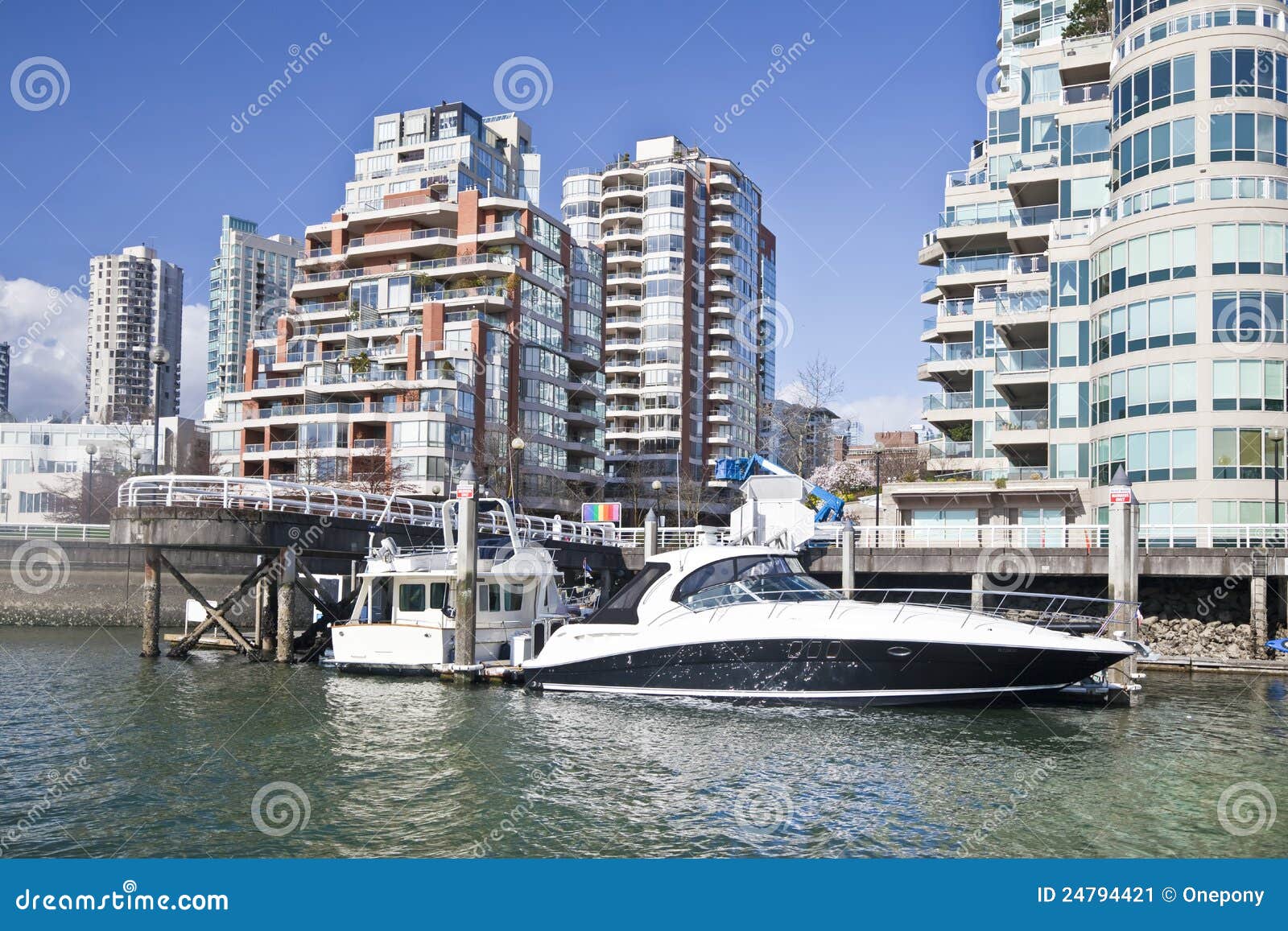 Vancouver Waterfront stock image. Image of metropolitan - 24794421