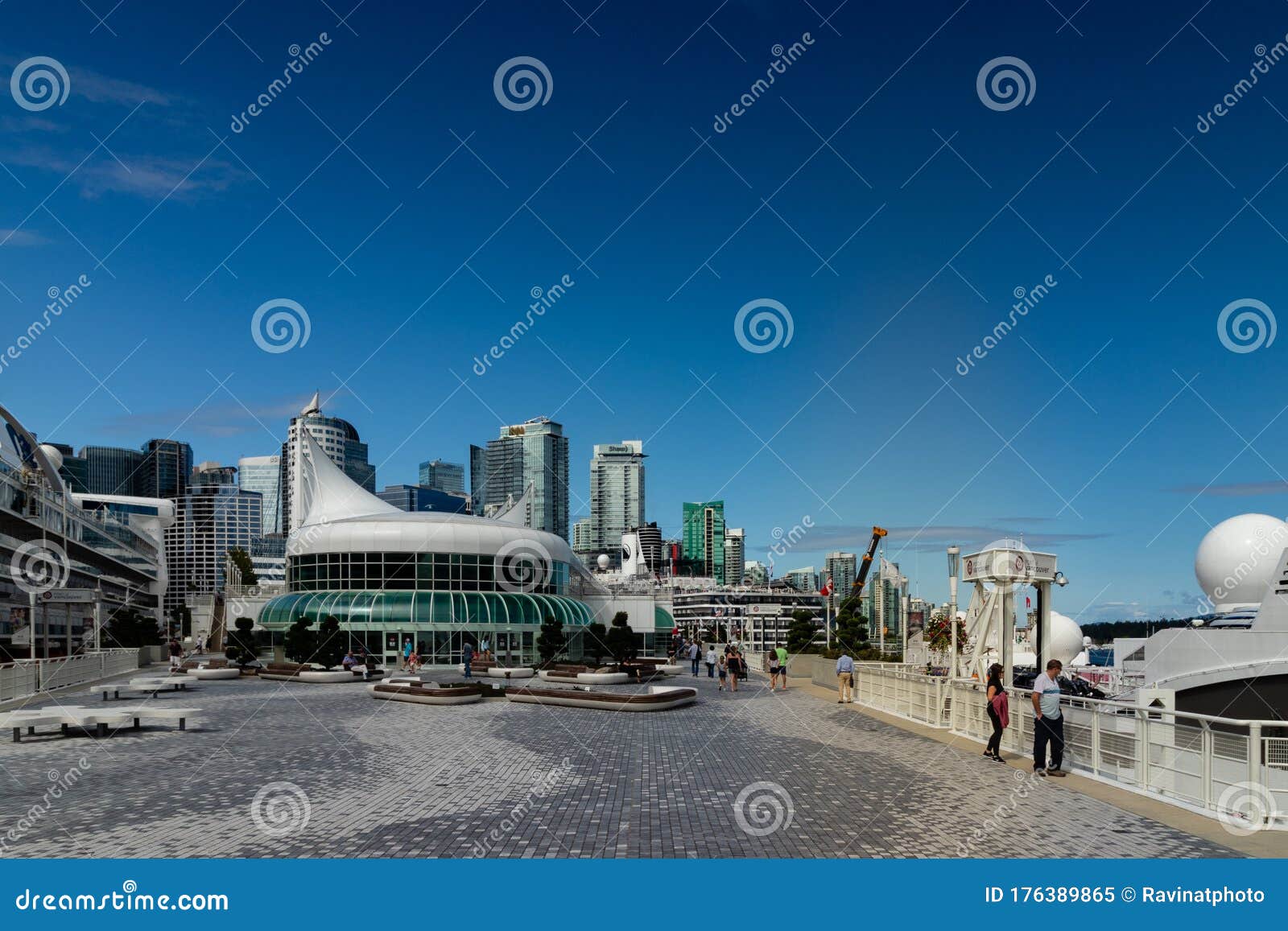 Vancouver Waterfront, BC, Canada Stock Image - Image of landscape ...