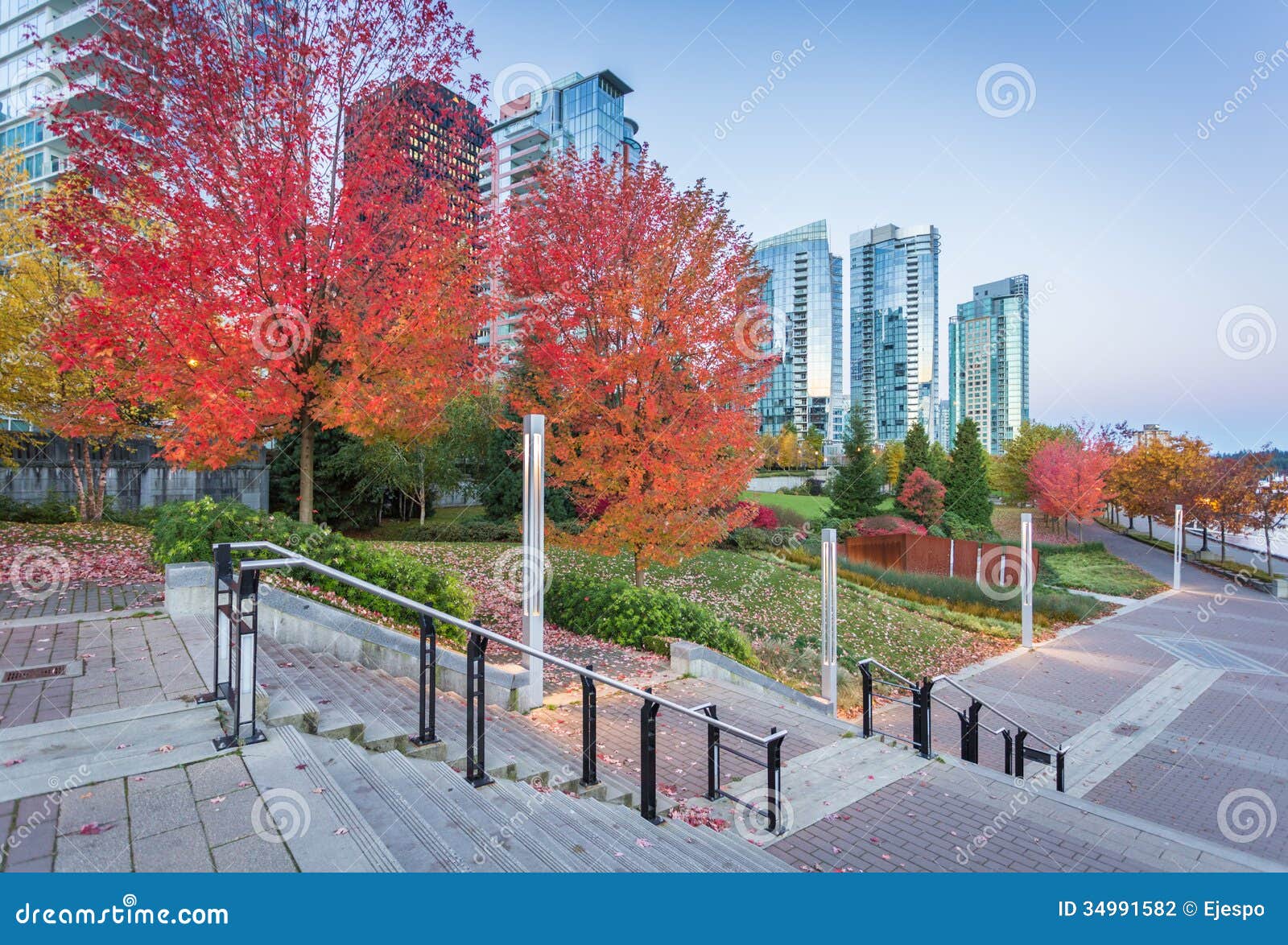 Vancouver Waterfront stock photo. Image of fall, airport - 34991582