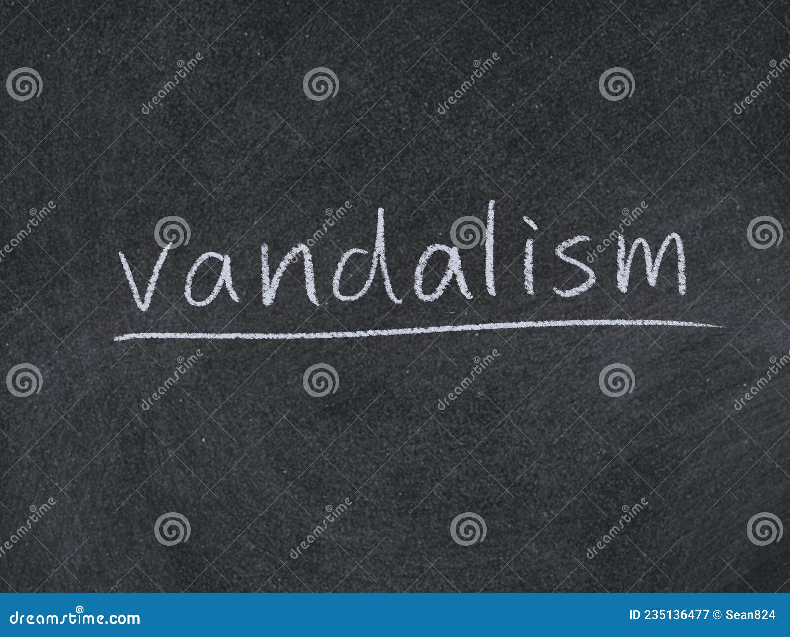 Vandalism stock image. Image of chalkboard, learning - 235136477