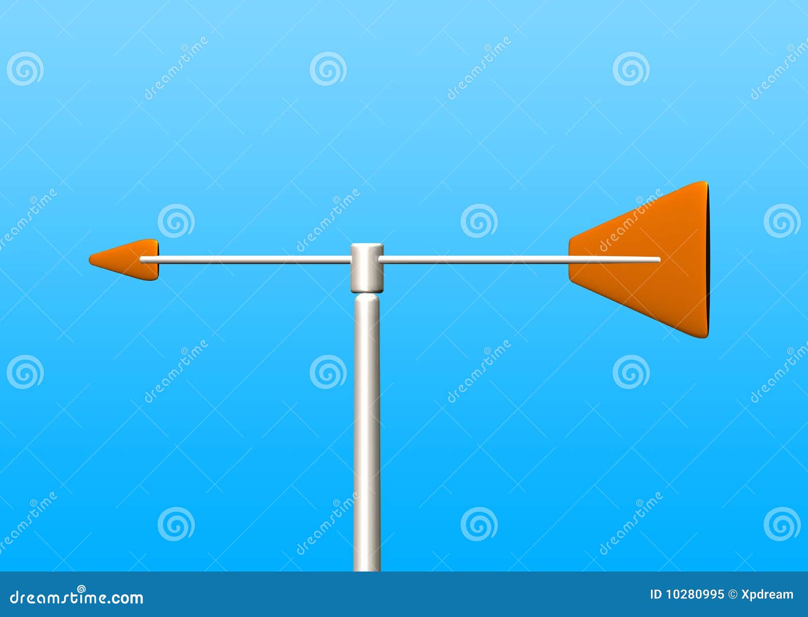 Vane stock illustration. Illustration of weathercock - 10280995