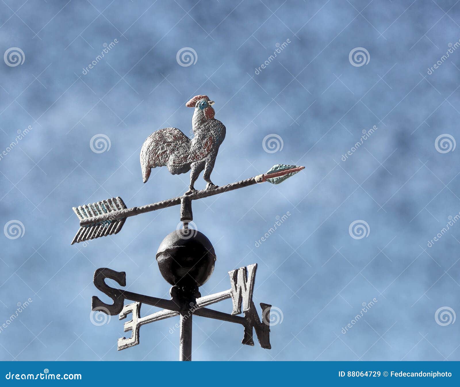 Vane To Mark the Wind with the Arrows of the Cardinal Points Stock ...