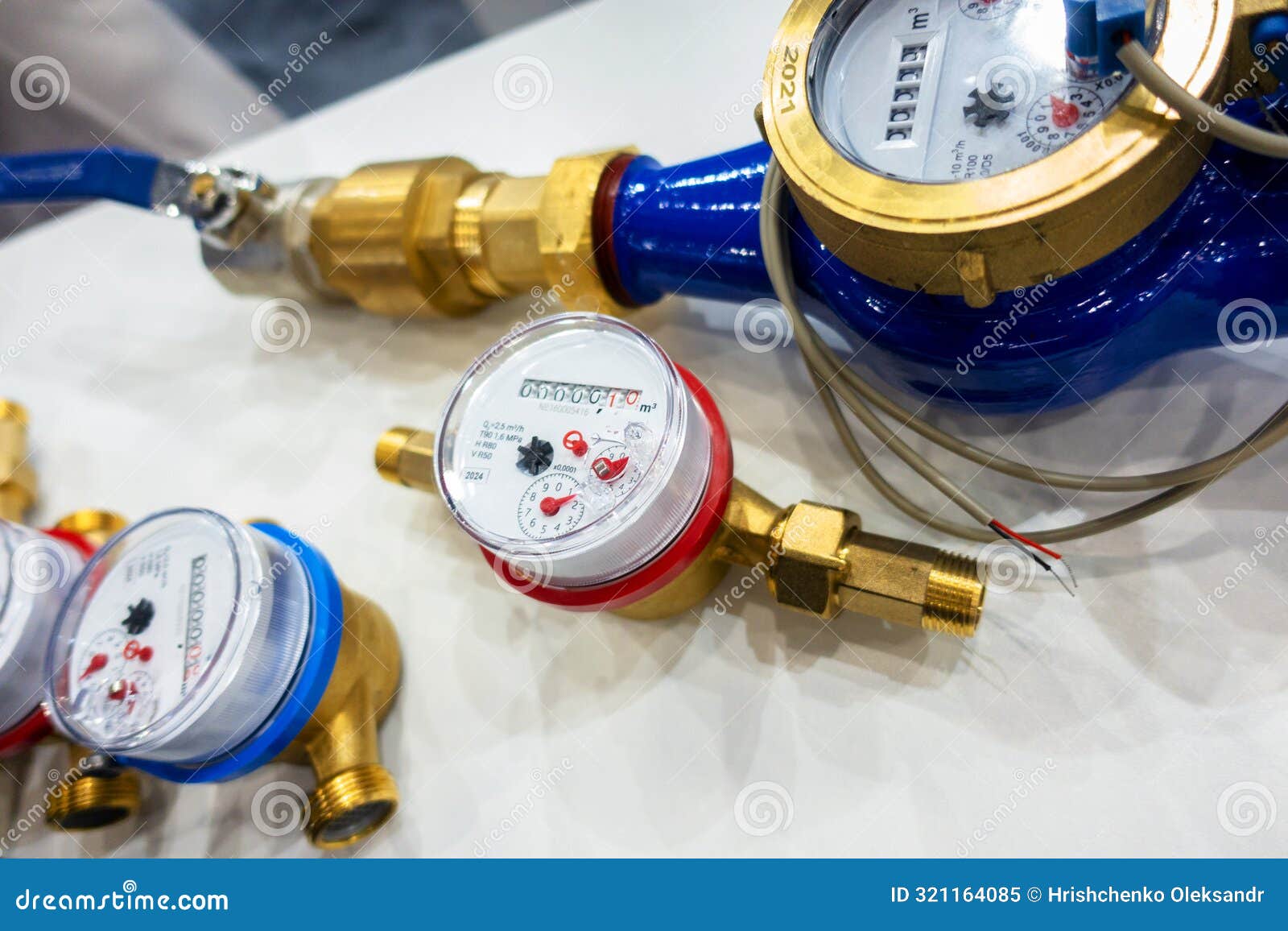 Vane Water Meters with a Pulse Output for Recording the Volume of Water ...