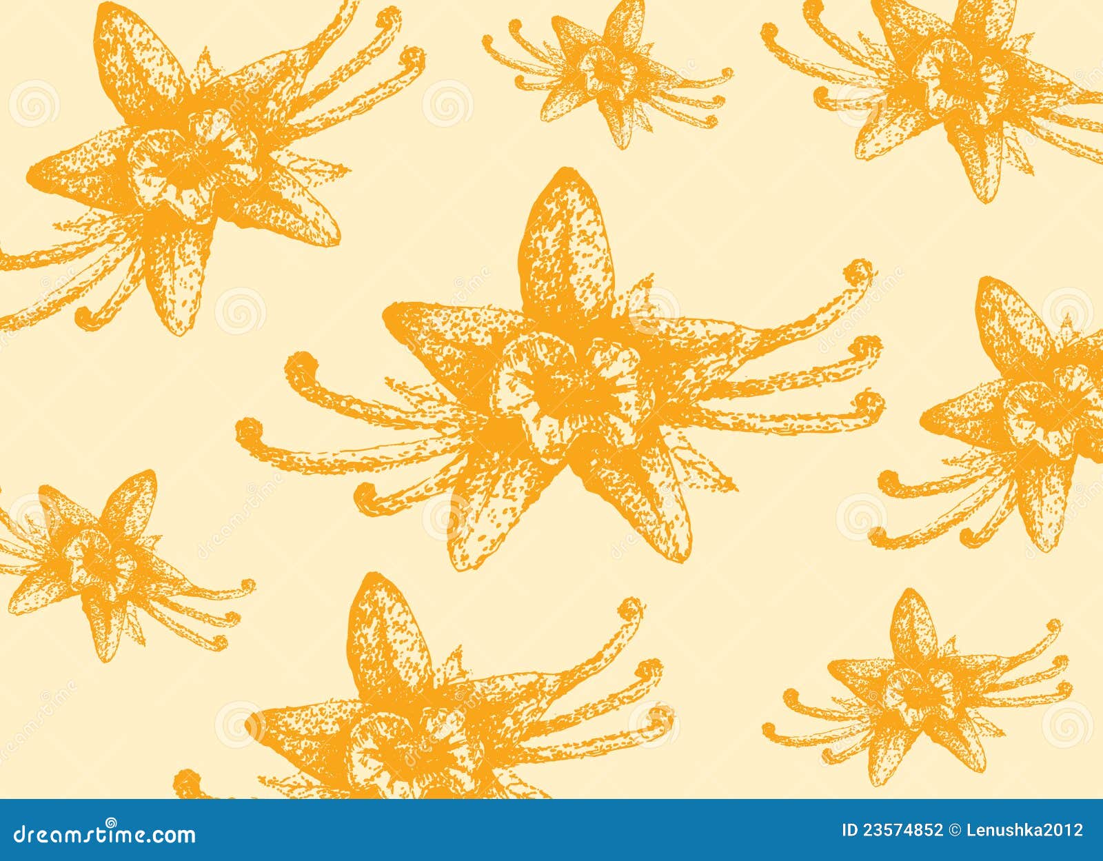 Vanilla background stock illustration. Illustration of spice - 23574852