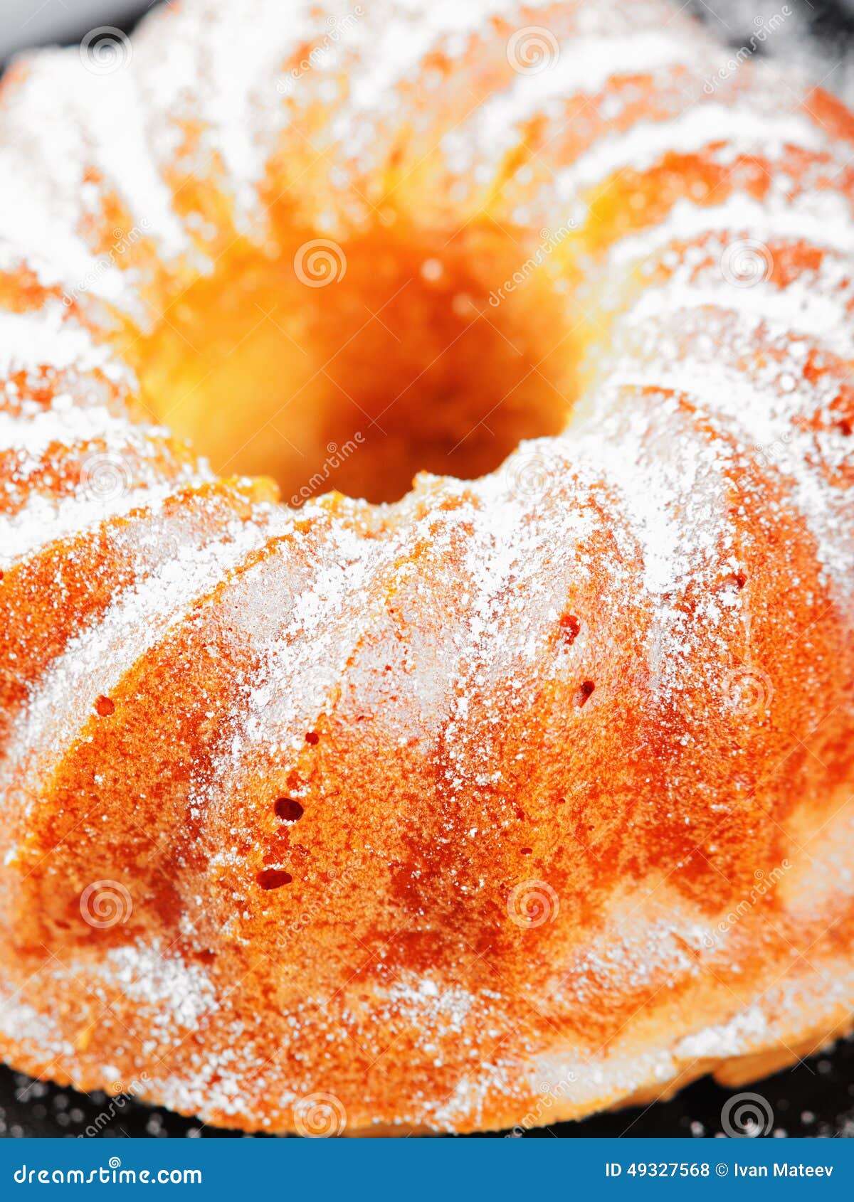 Vanilla Cake stock photo. Image of single, object, homemade - 49327568