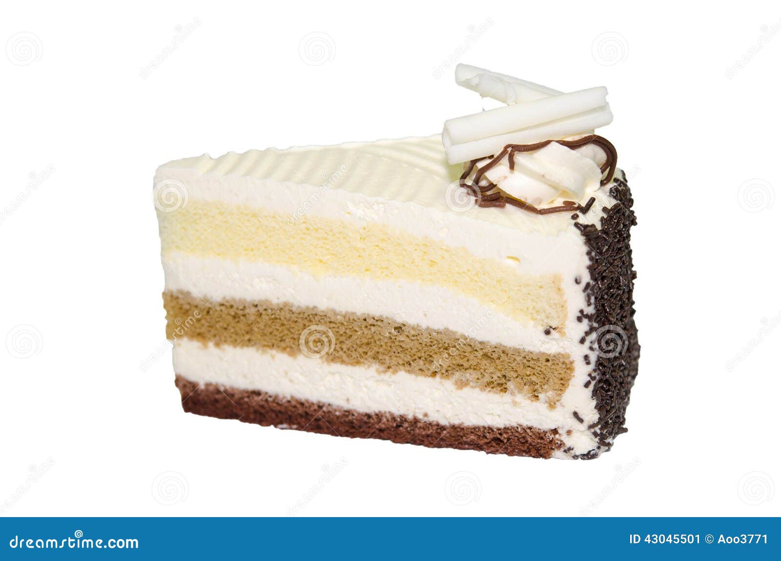 Vanilla Cake stock image. Image of yellow, snack, cream - 43045501