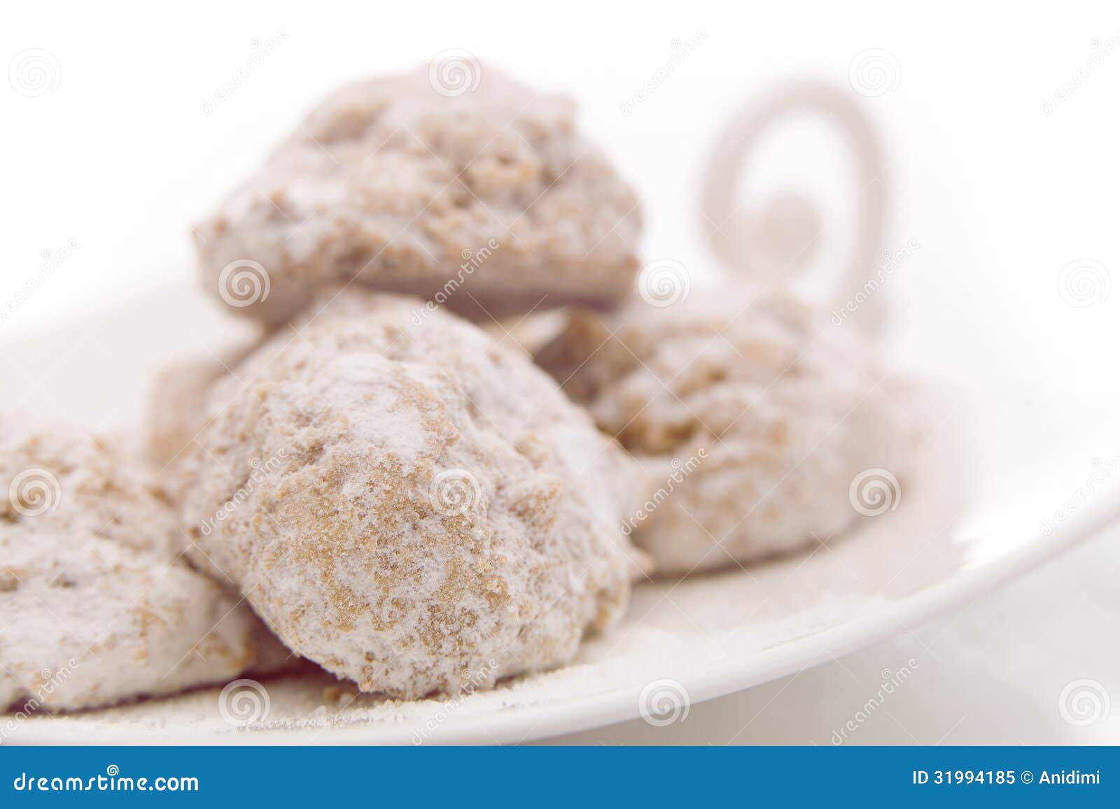 Vanilla Cookies stock image. Image of closeup, bowl, vanilla - 31994185