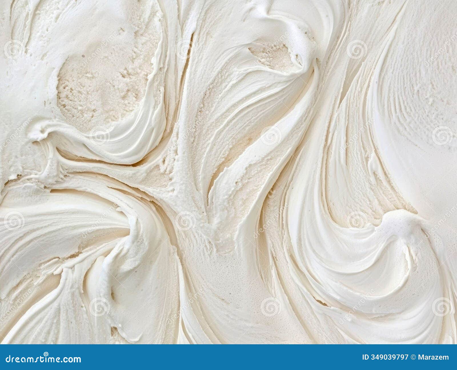Vanilla ice cream texture stock illustration. Illustration of closeup ...