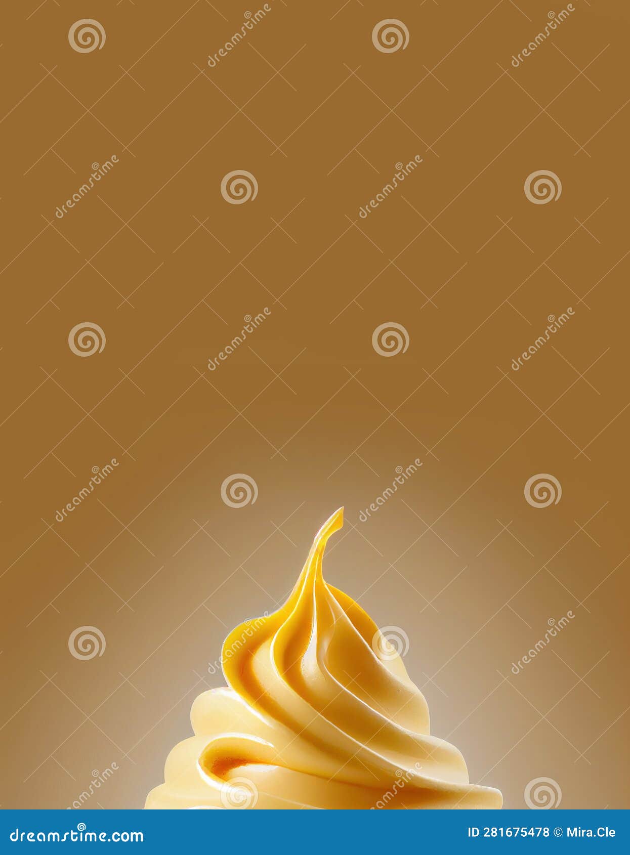 Vanilla Mousse Top, Created with Generative AI Stock Photo ...