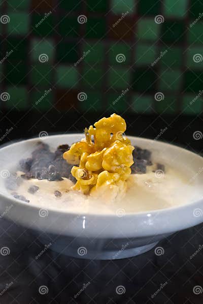 Vanilla panna cotta stock photo. Image of gastronomy - 11030996