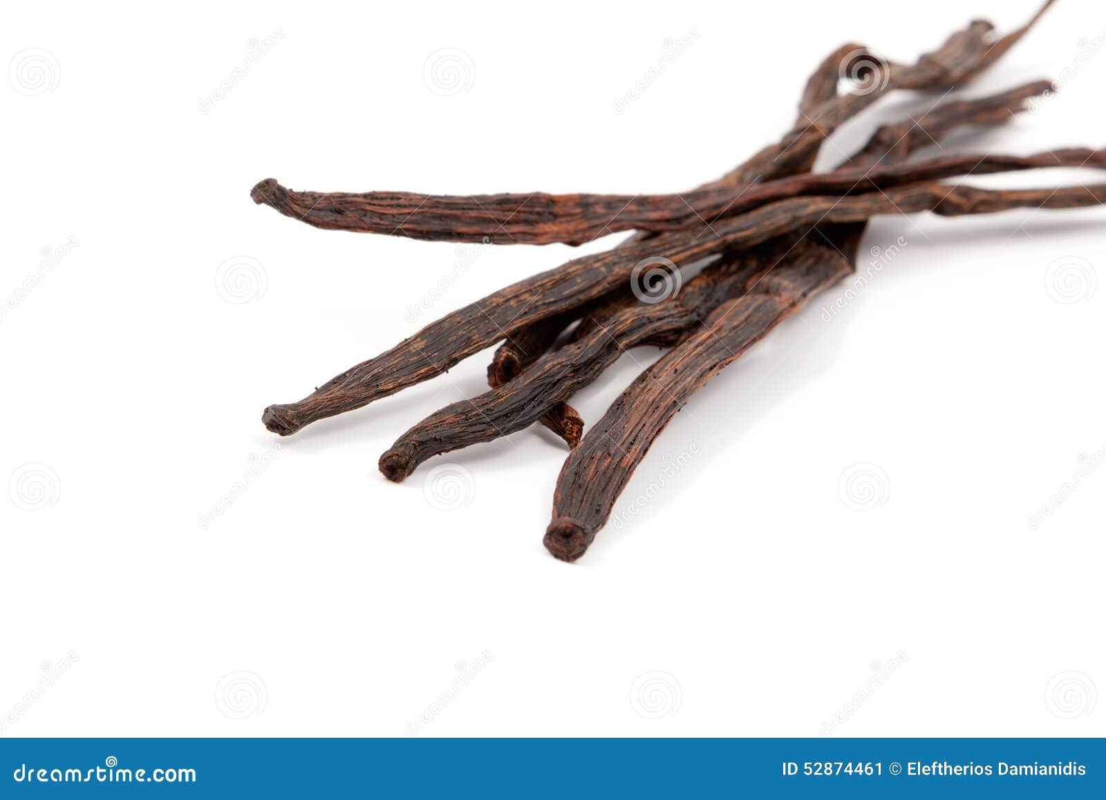 Vanilla sticks stock image. Image of work, white, gourmet - 52874461