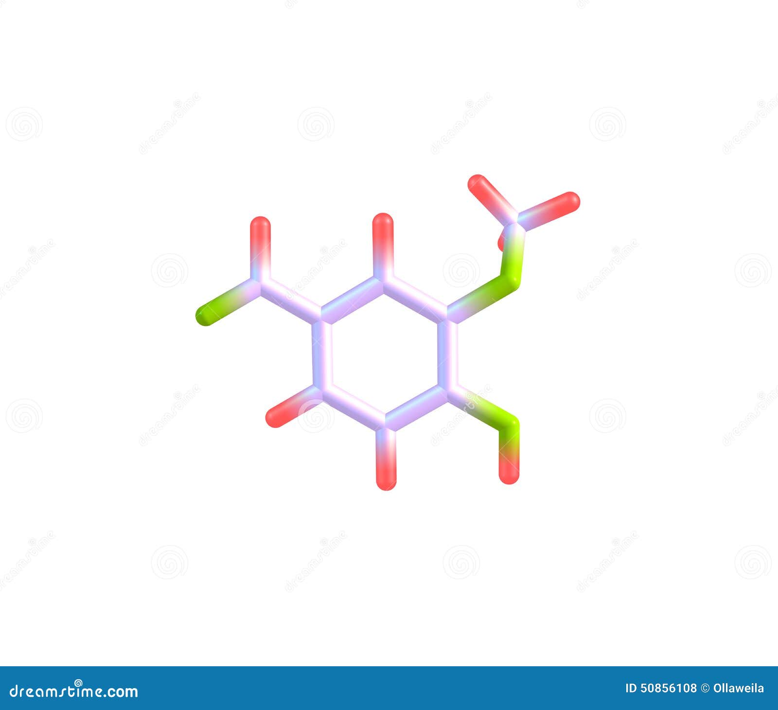 Vanillin. Organic Compound Phenolic Aldehyde. Structural Chemical ...