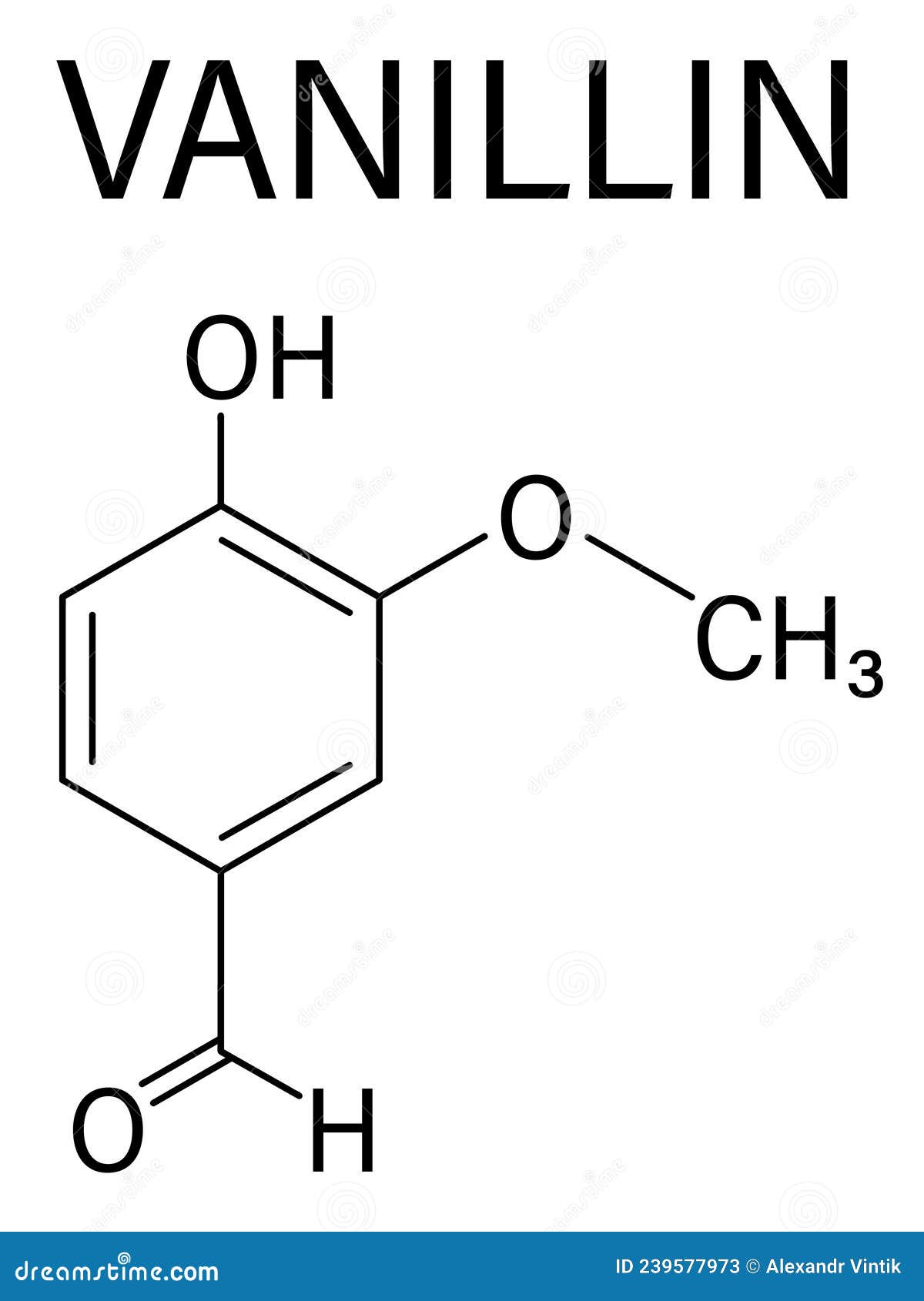 Vanillin Structure