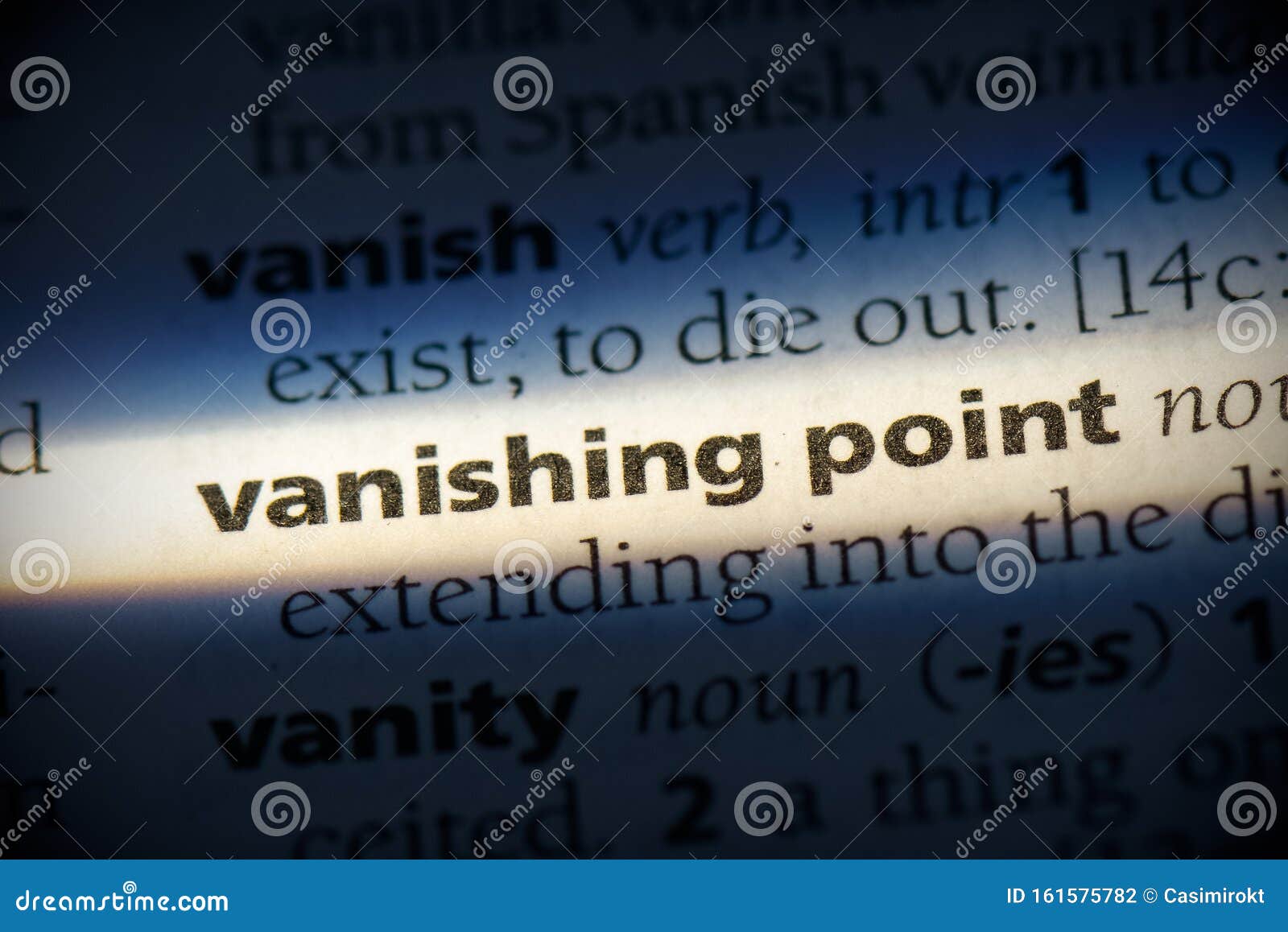 Vanishing point stock photo. Image of english, detail - 161575782