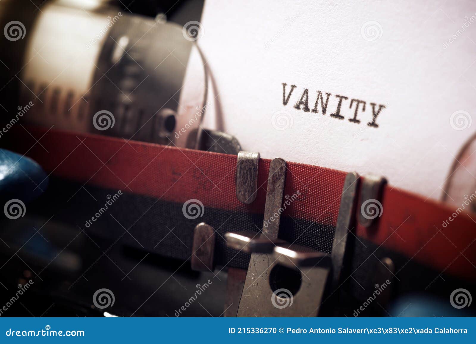Vanity concept view stock photo. Image of typescript - 215336270