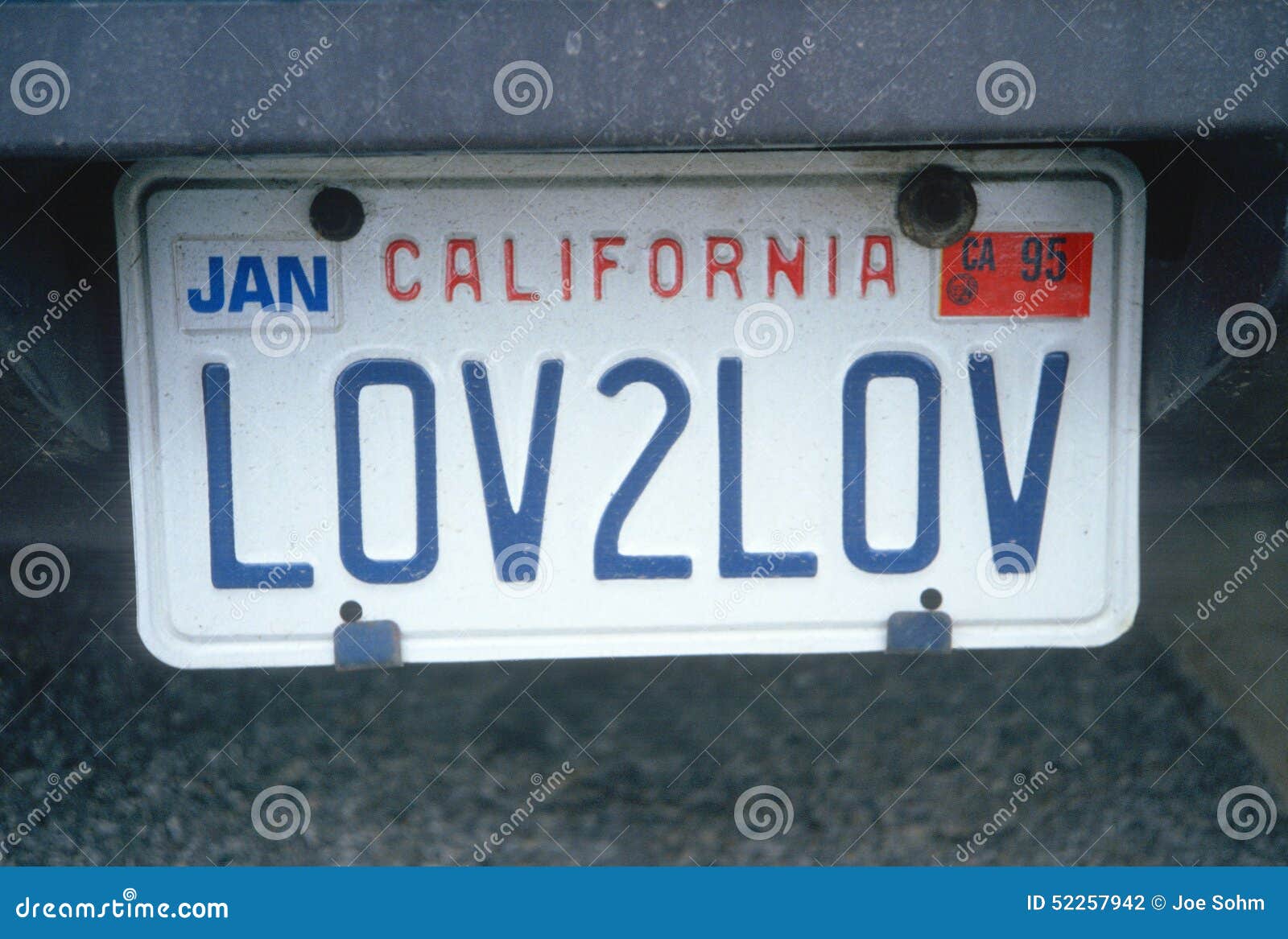 Vanity License Plate - California Editorial Photography - Image of ...