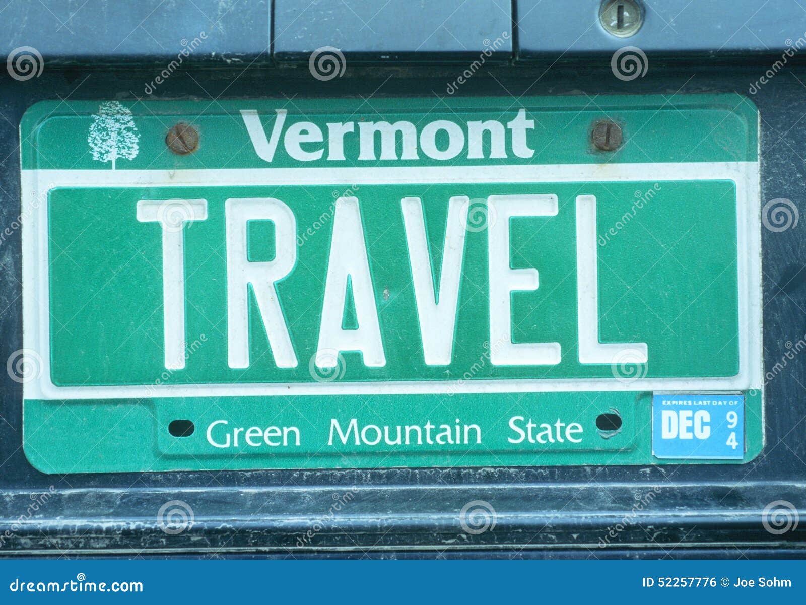 Vanity License Plate - Vermont Editorial Photo - Image of ...
