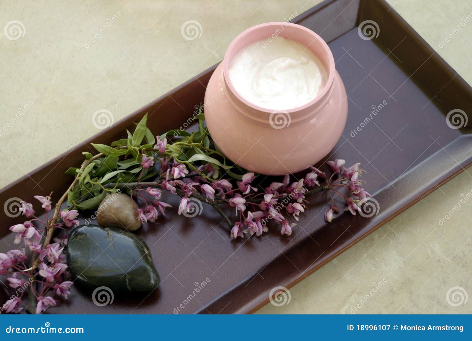Vanity Still Life stock image. Image of moisturizer, rocks - 18996107