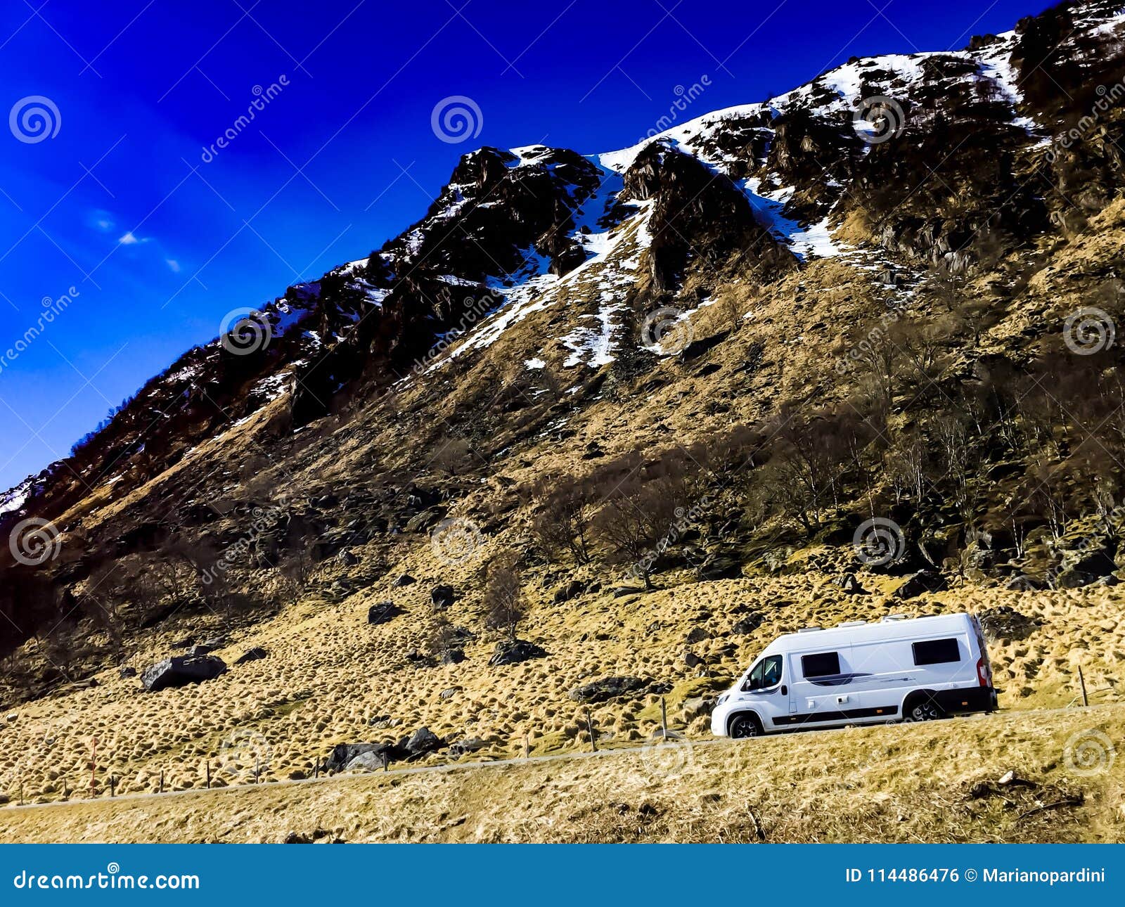 Vanlife stock photo. Image of adevnture, route, white - 114486476