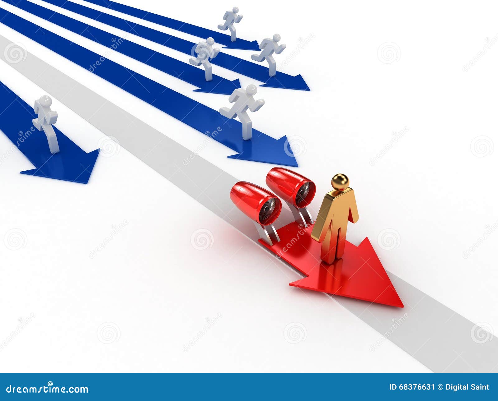 Vantaggio Competitivo | Via Accelerata Illustrazione di Stock ...