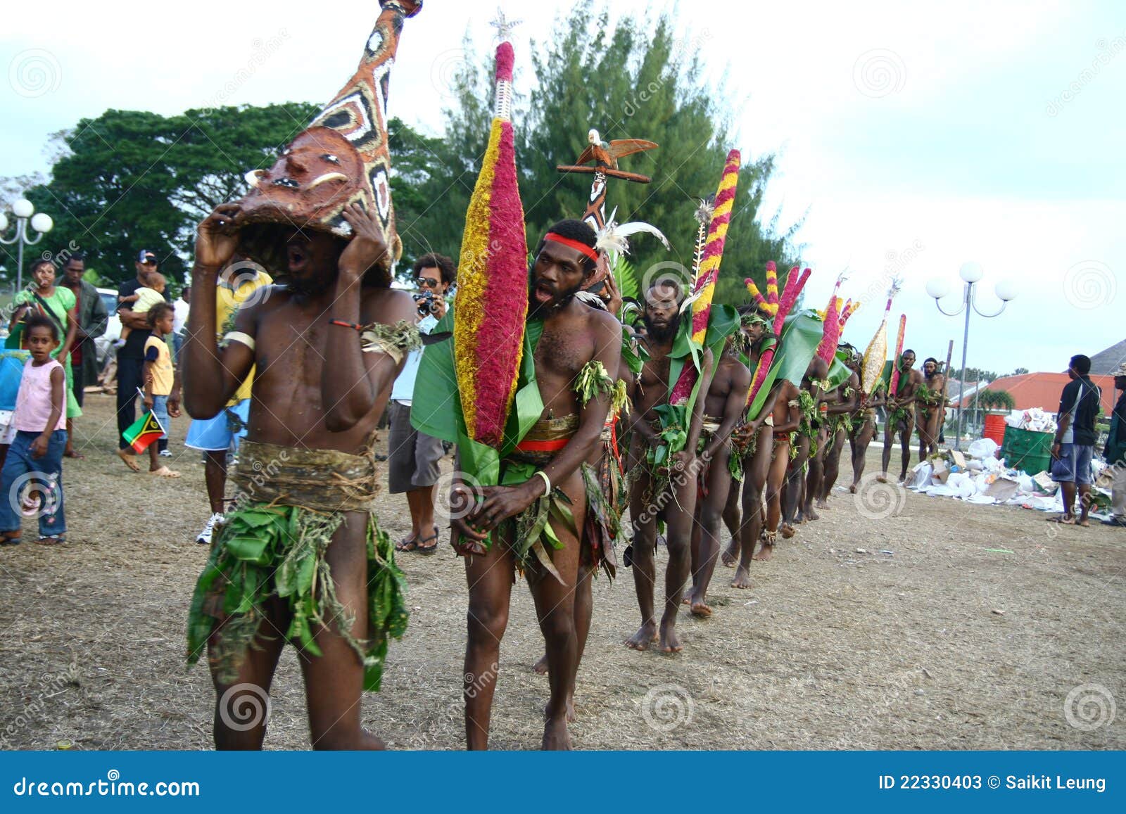 Vanuatu tribal village men editorial stock photo. Image of dance - 22330403