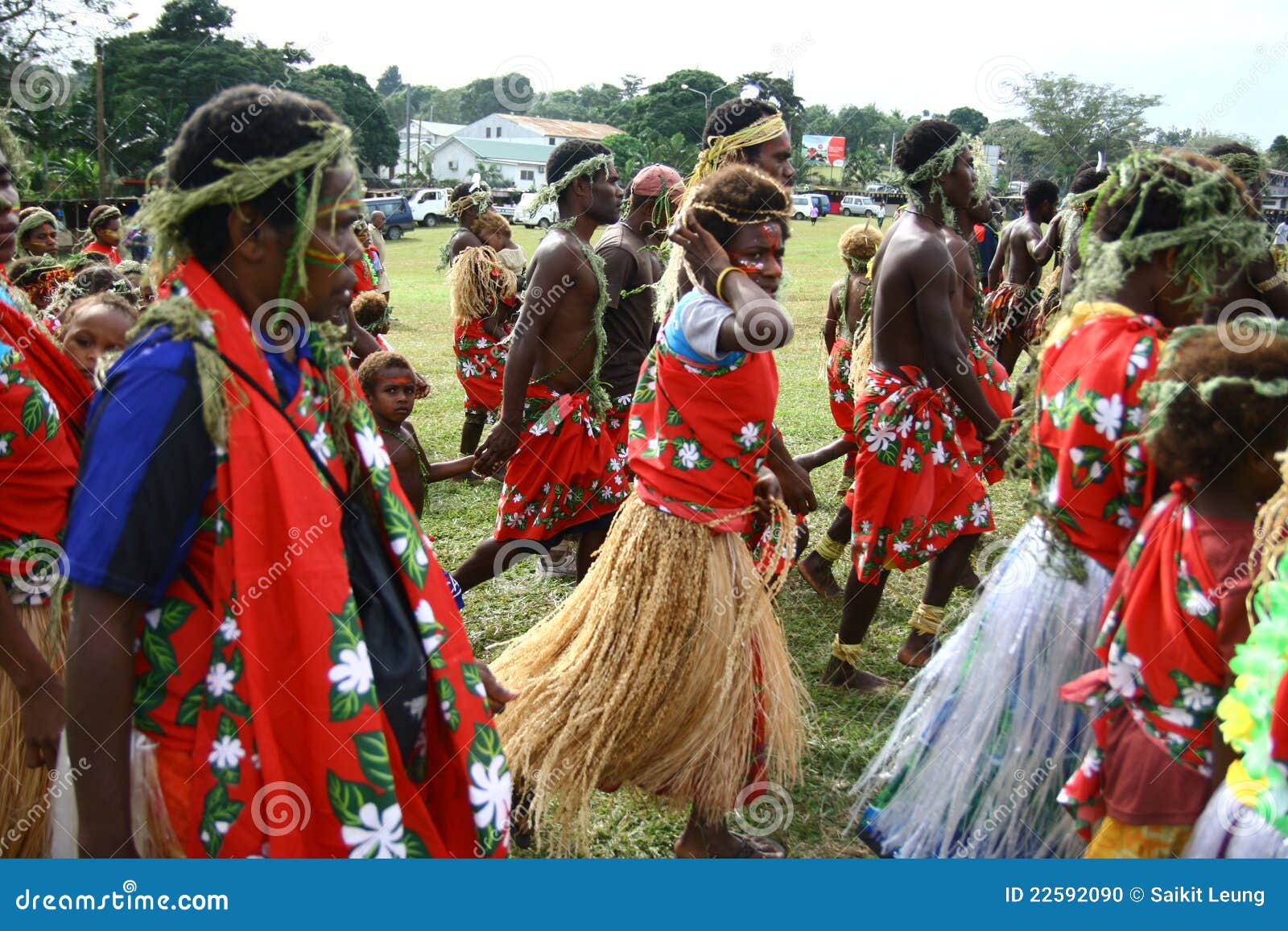Vanuatu tribal villagers editorial image. Image of body - 22592090