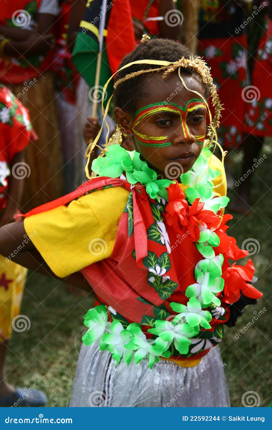 Vanuatu tribal villagers editorial stock image. Image of dance - 22592244