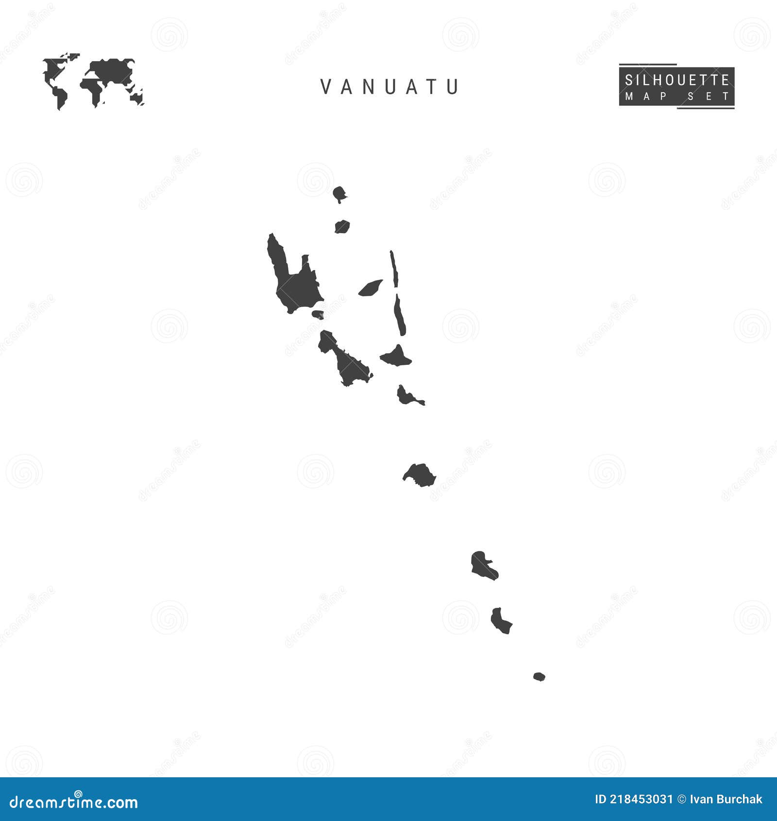 Vanuatu Map Detailed, Islands And City With Names, Classic Maps Design ...