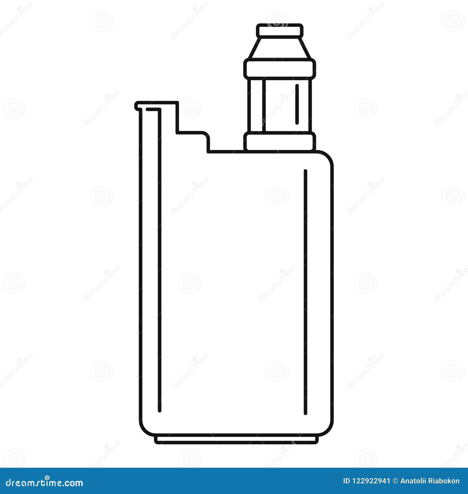 Vape Box Icon, Outline Style Stock Vector - Illustration of outline ...