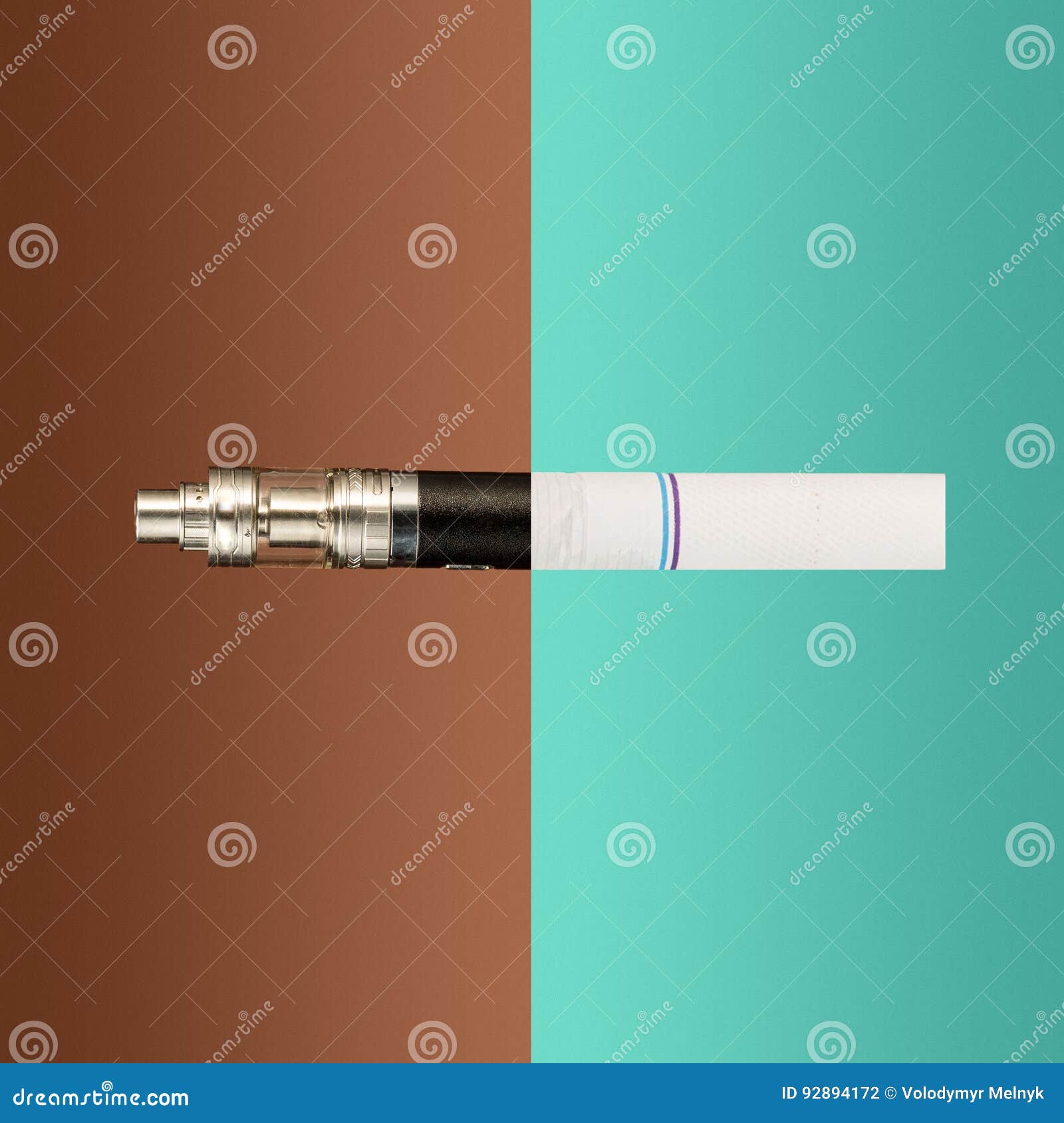 The Vape and Cigarettes. Collage Stock Photo - Image of gadget, drip ...