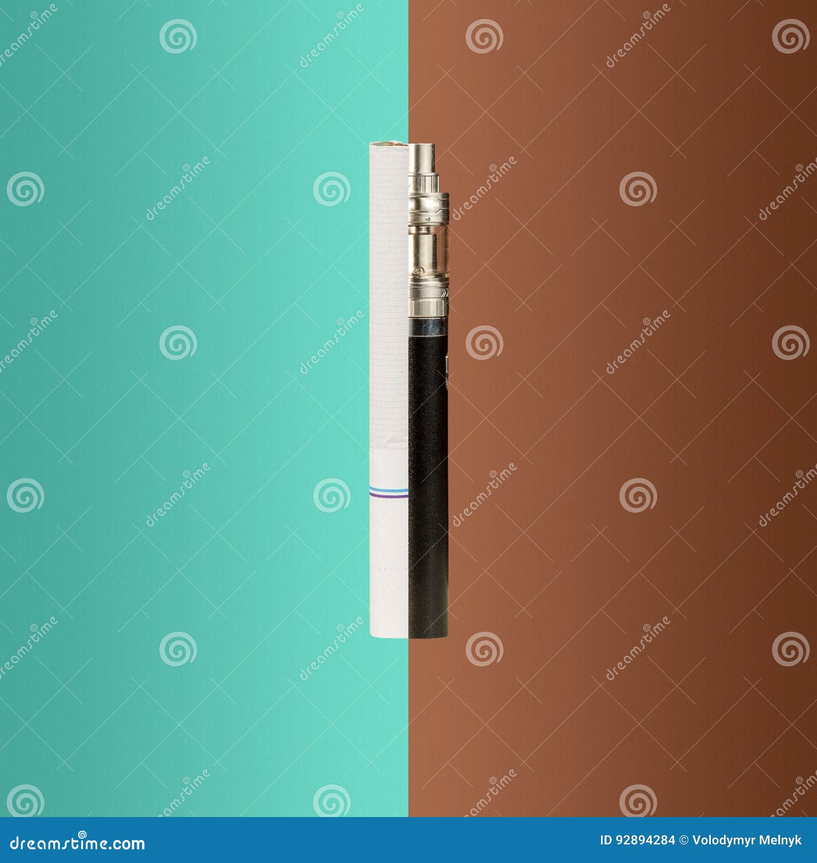 The Vape and Cigarettes. Collage Stock Photo - Image of addiction ...