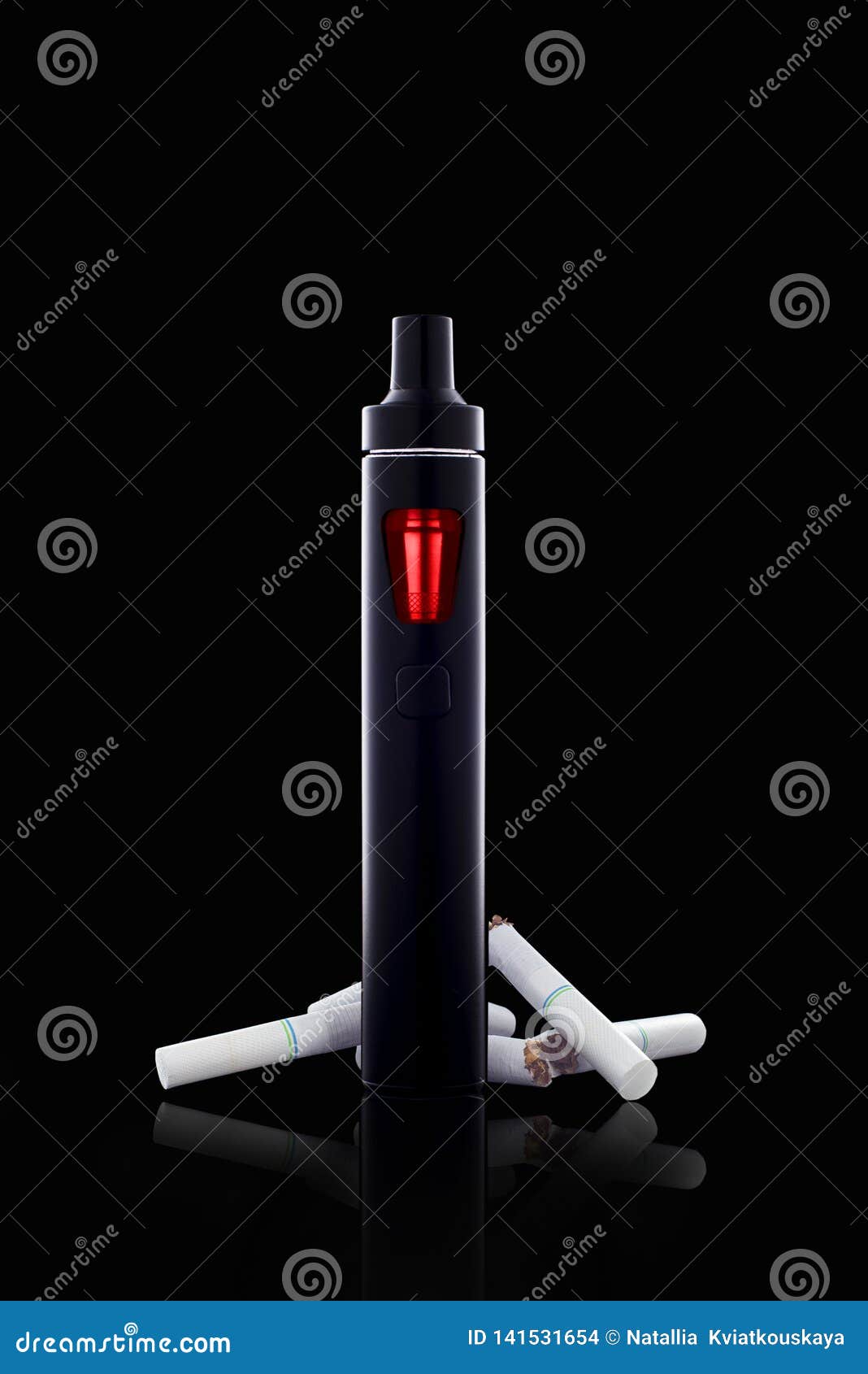 Vape and Cigarettes. Differences in Taste and Preferences Stock Photo ...
