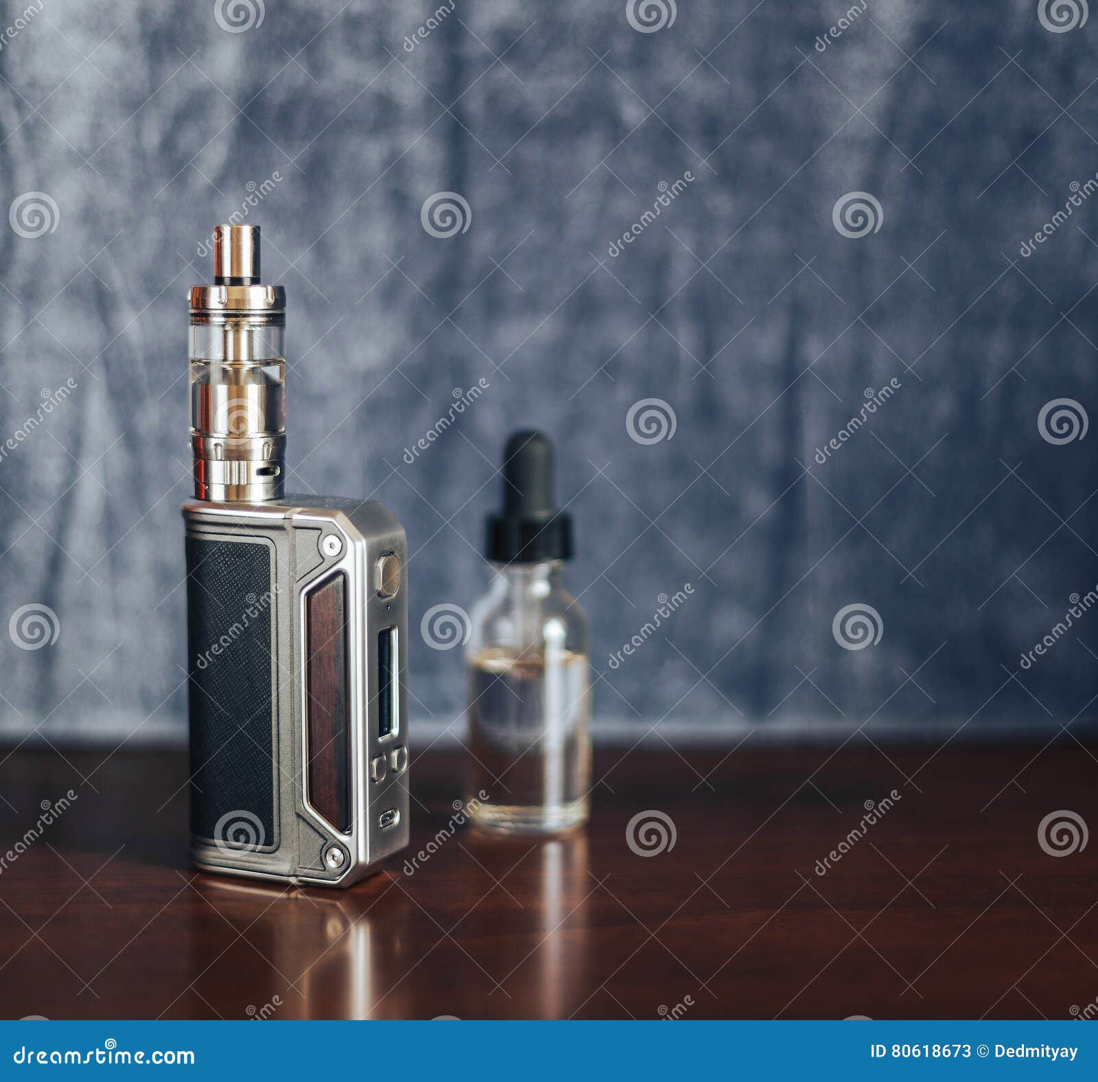 Vape Devices, E-cigarette for Vaping, Liquid in the Bottle and Mobile ...